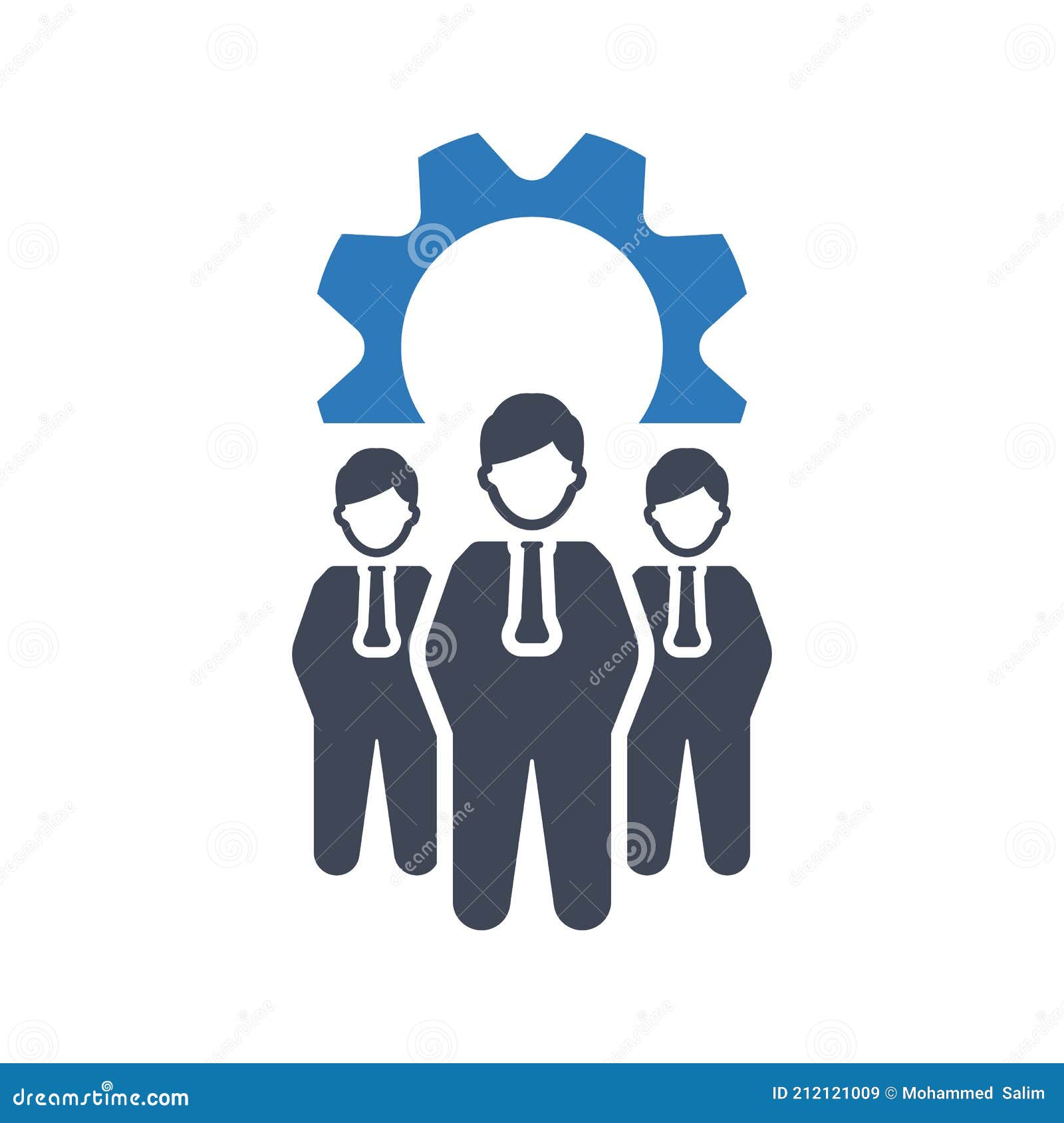 Business Expert Support Team Icon. Vector Graphics Stock Vector ...