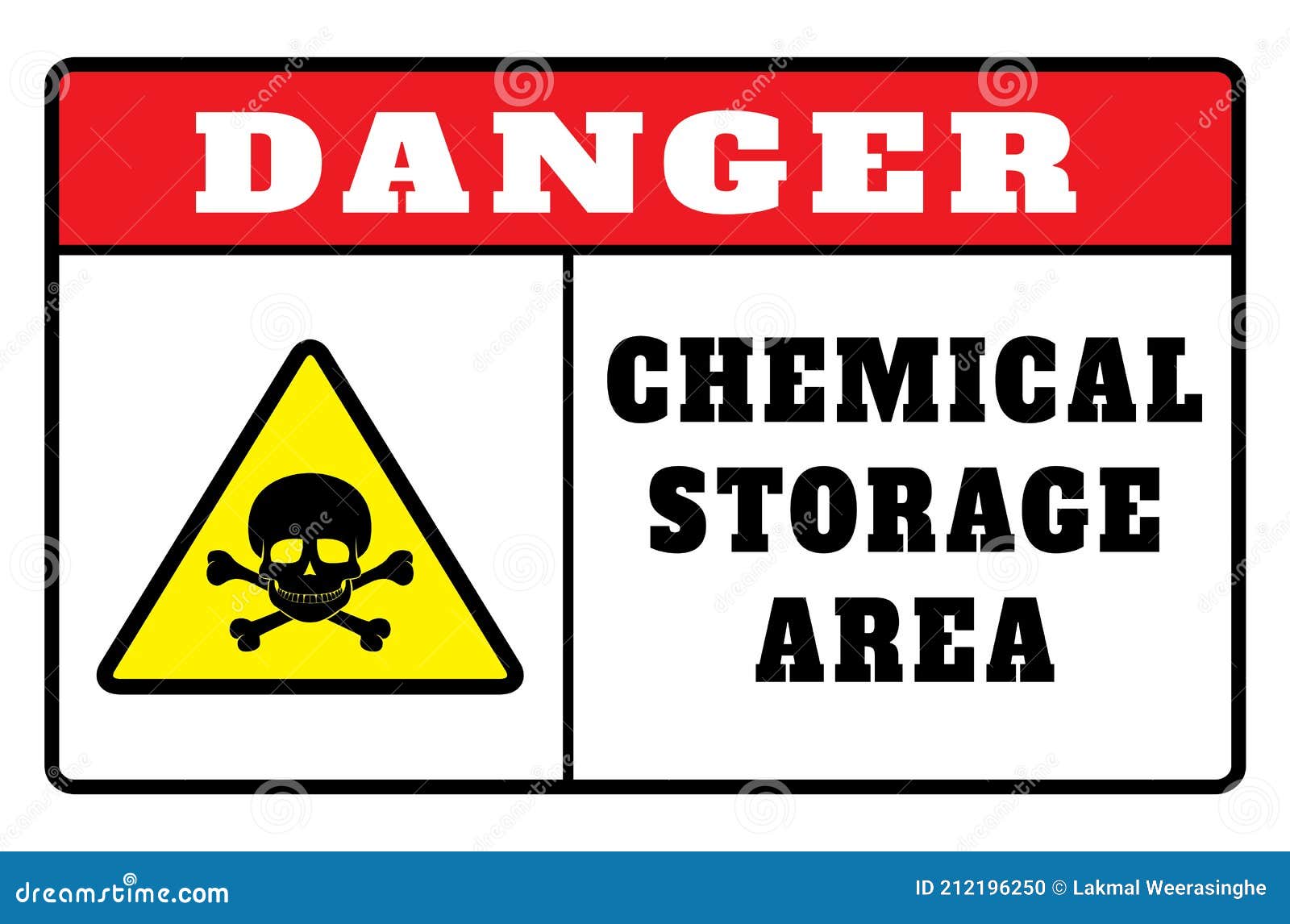 Printable Chemical Storage Sign Amazon.com: SmartSign: Chemical Hazard
