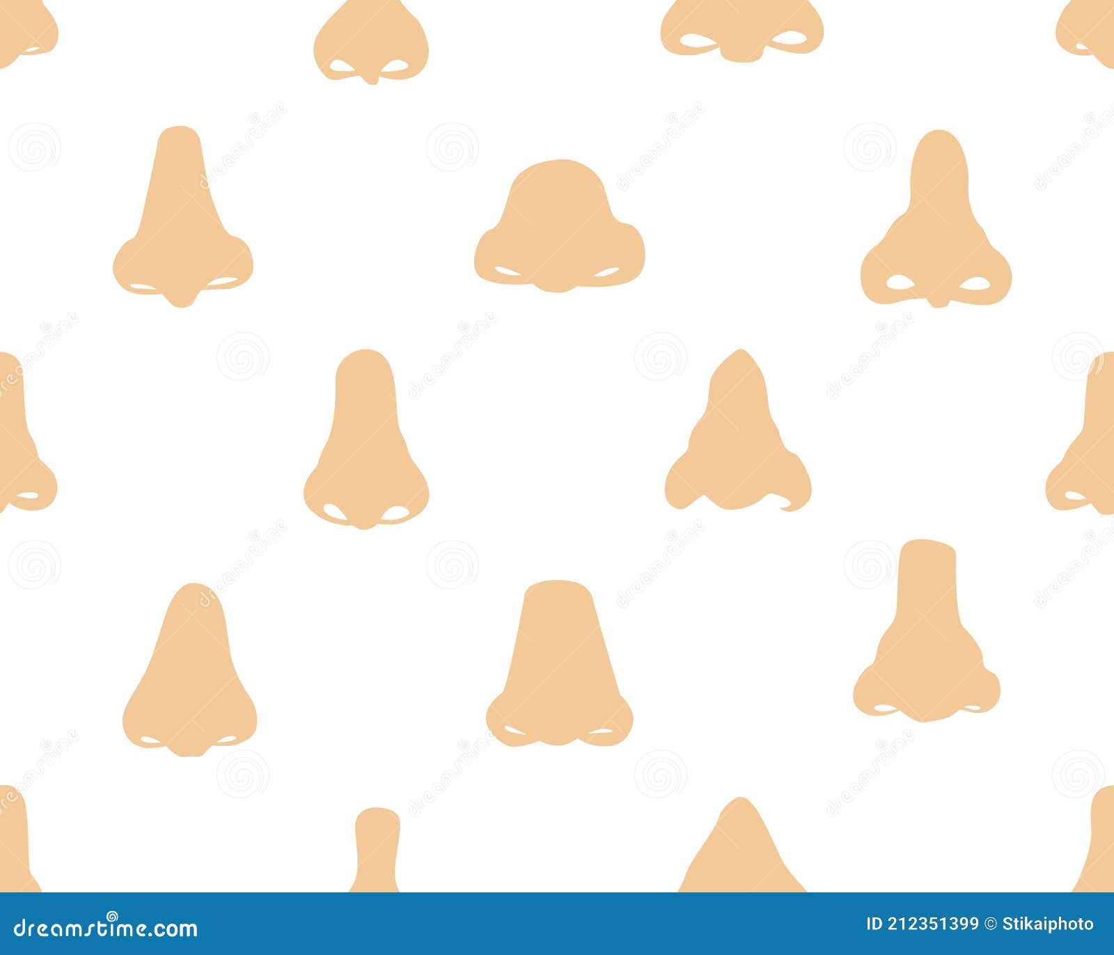 Seamless Vector Pattern of Hand Drawn Illustrations of Various Shapes ...