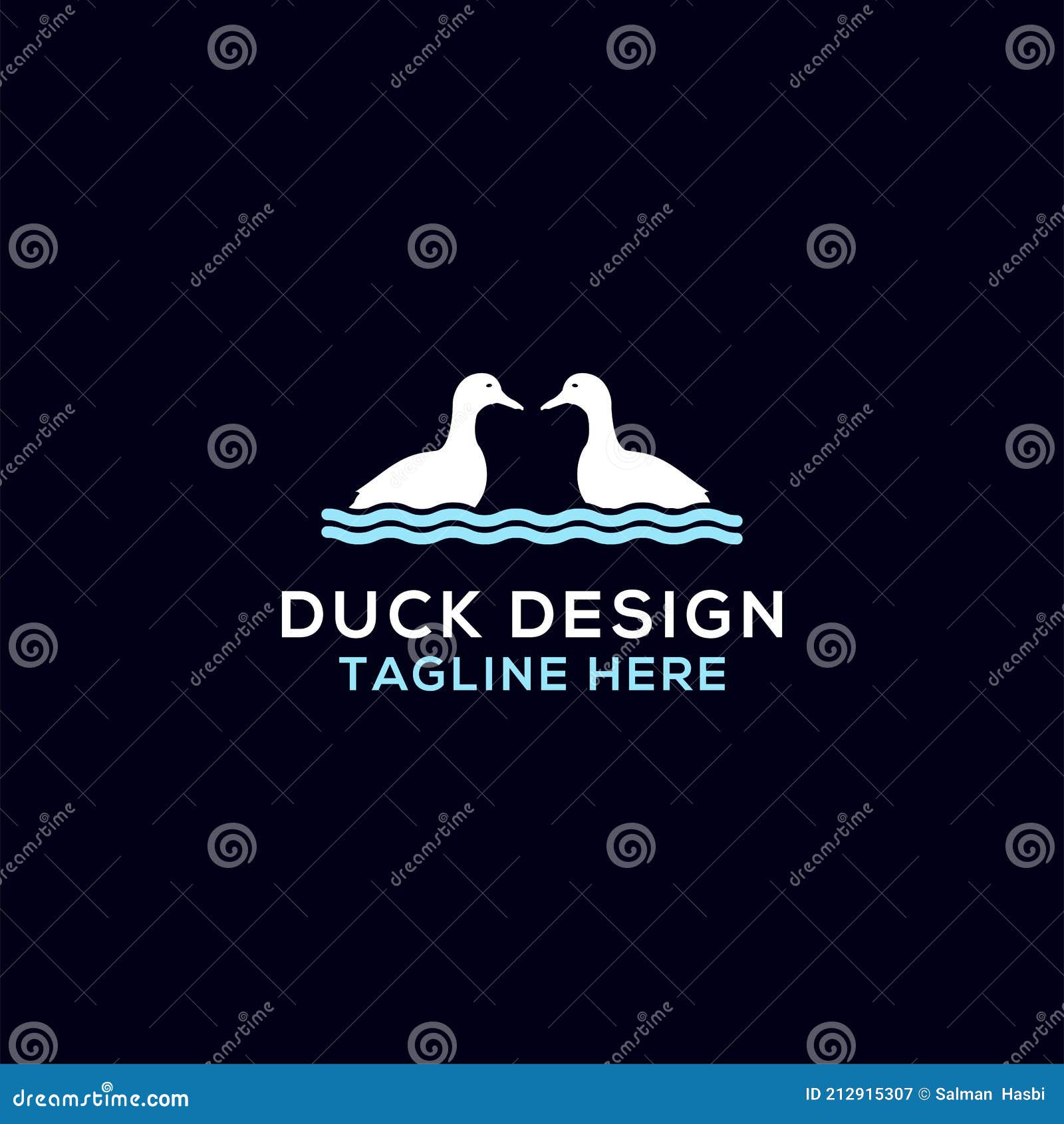 Collection of Vector Animal Logos. Duck Design Stock Vector ...