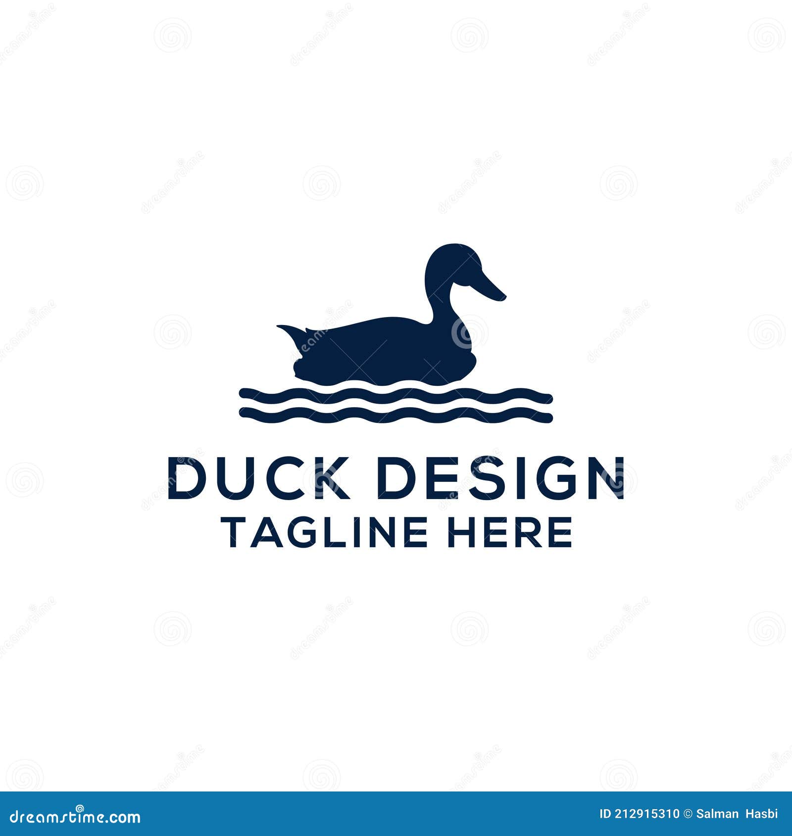 Collection of Vector Animal Logos. Duck Design Stock Vector ...