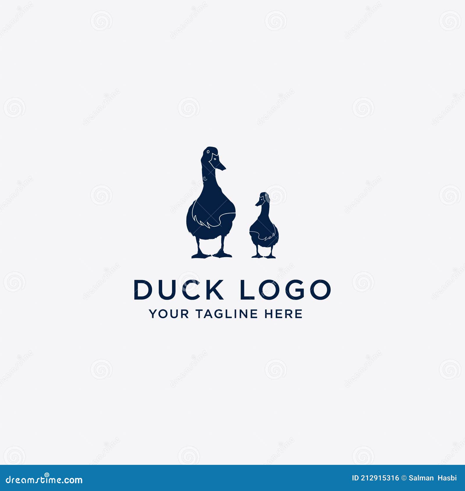 Collection of Vector Animal Logos. Duck Design Stock Vector ...