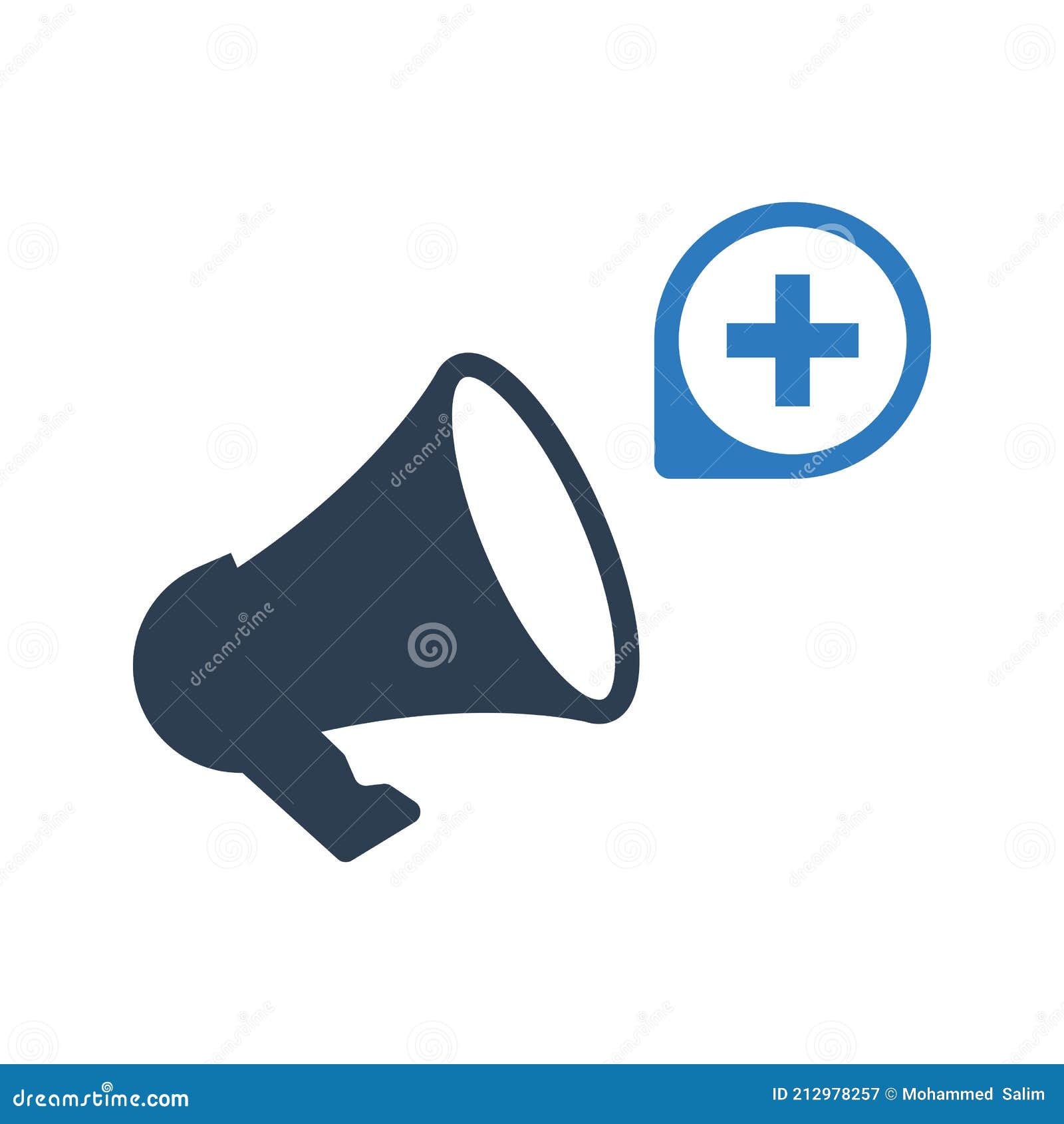 Health Awareness Icon. Vector Graphics Stock Vector - Illustration of ...