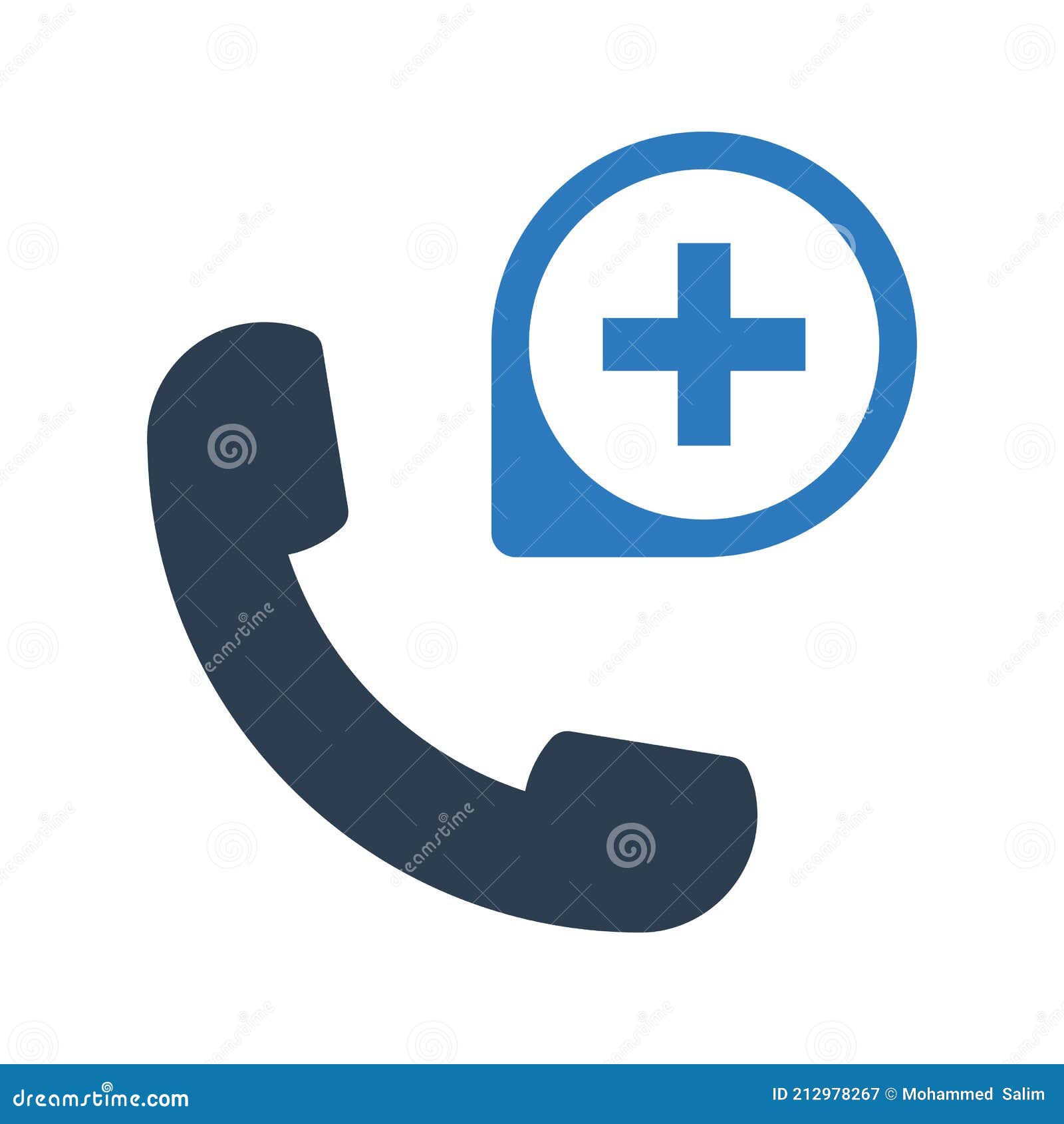 Medical Call Icon. Vector Grapics Stock Vector - Illustration of symbol ...