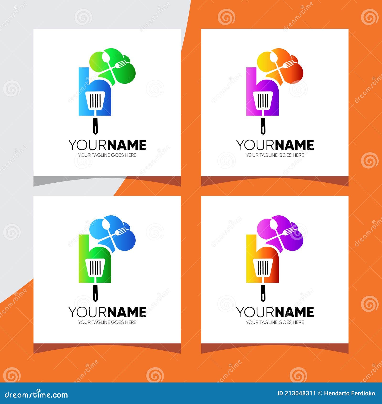 Letter H Chef Hat with Kitchen Utensil Logo Design Vector Icon Graphic ...