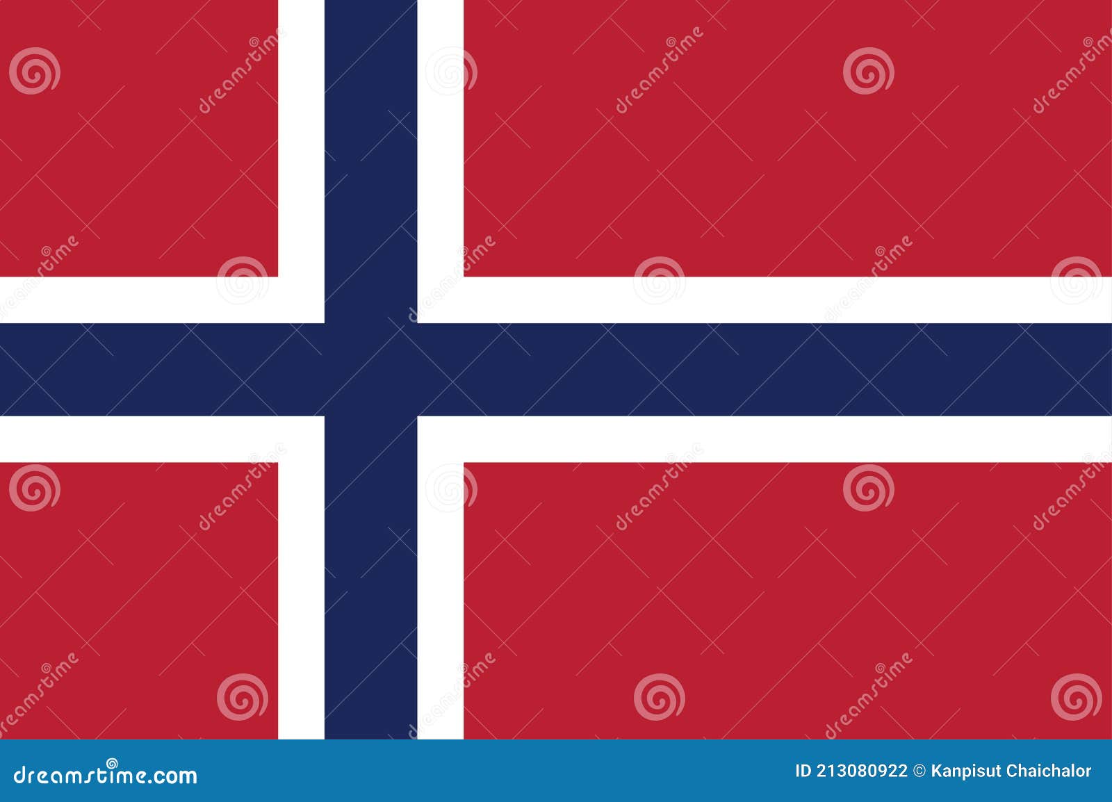 National Norway Flag, Official Colors and Proportion Correctly ...