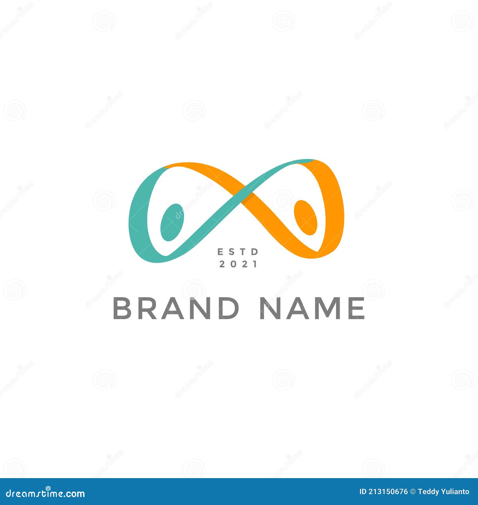 Colorful Infinity People Logo Stock Vector - Illustration of family ...