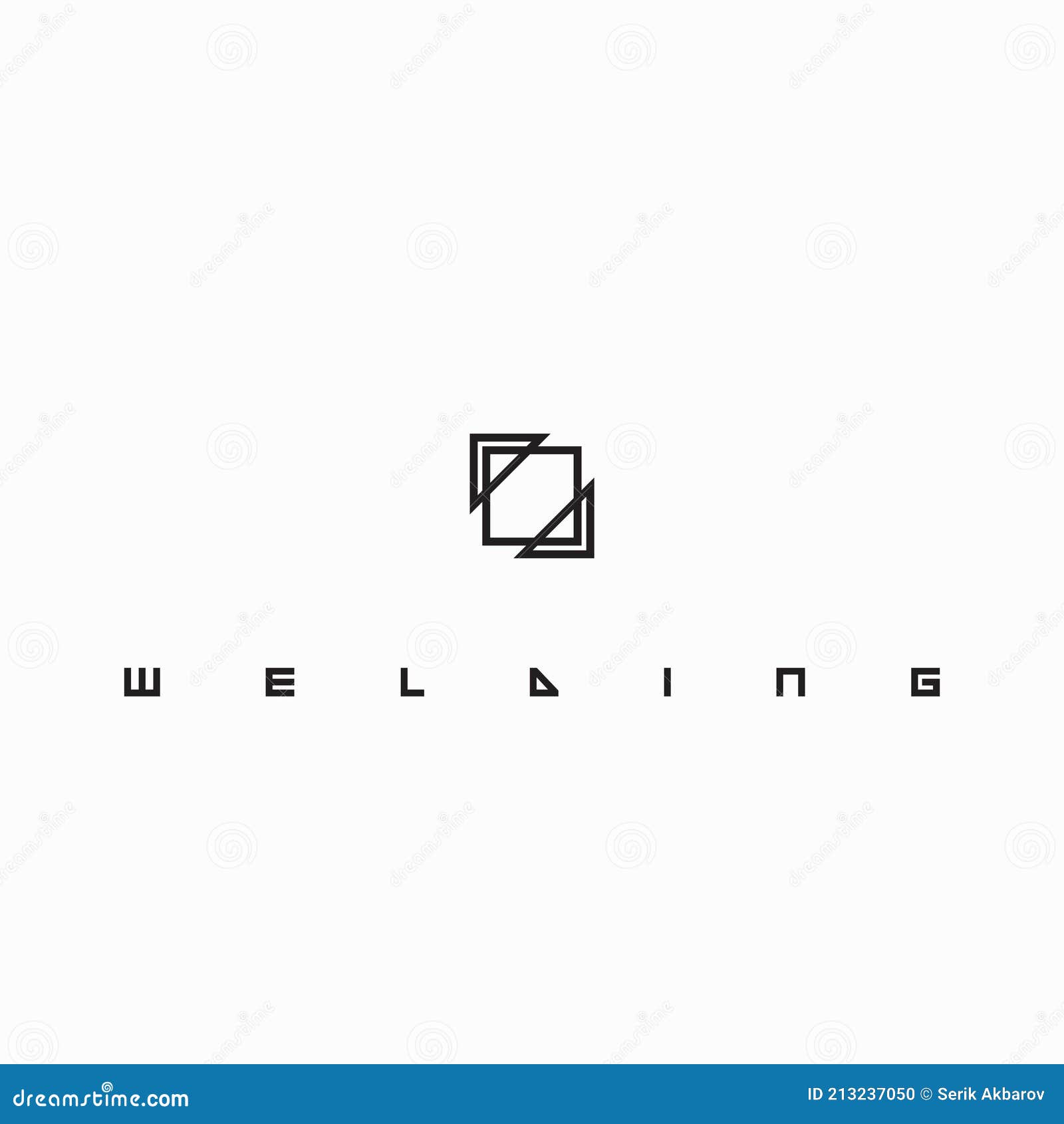 Illustration Consisting of an Image of a Welded Structure Stock Vector ...