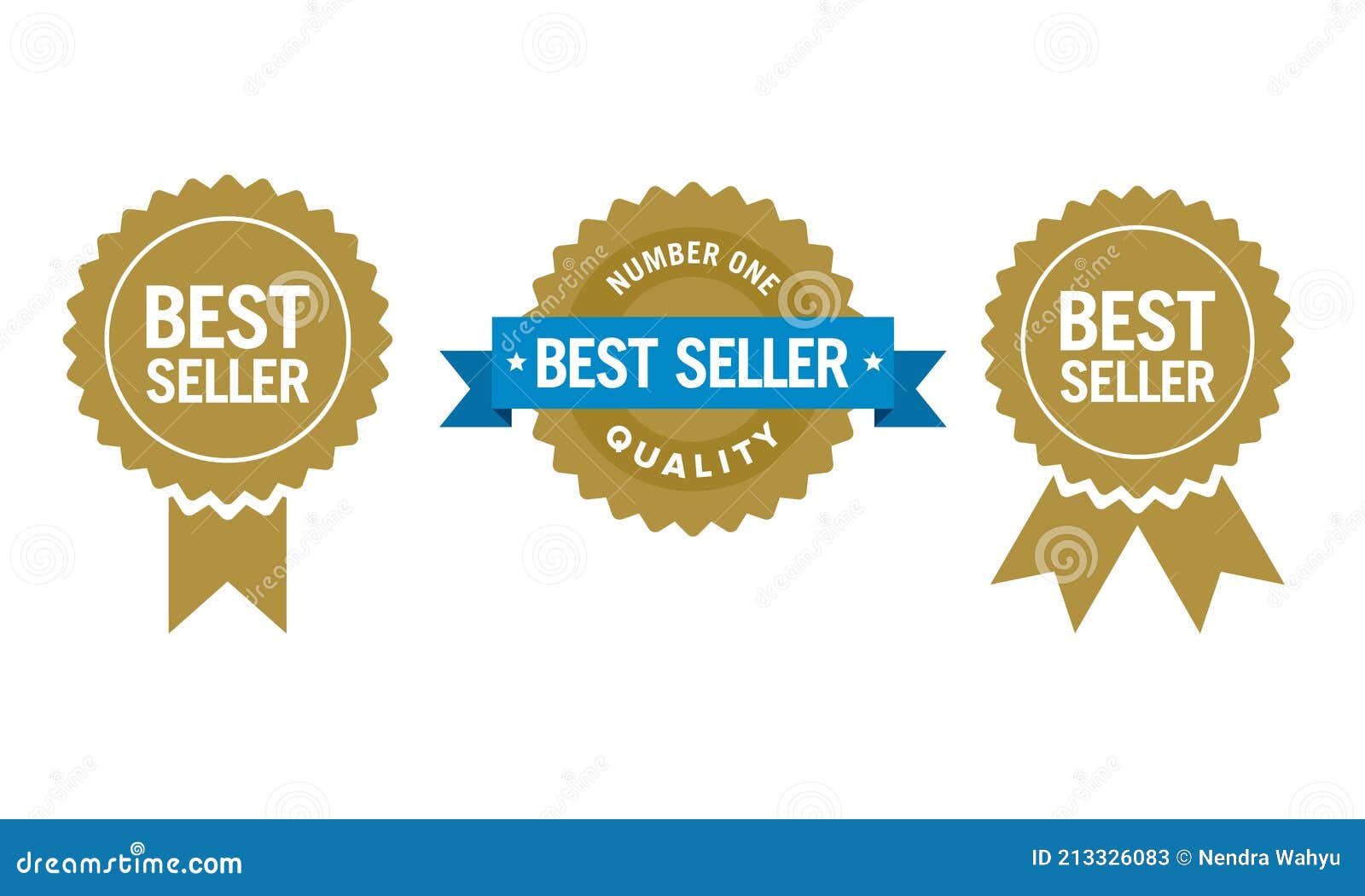 Simple Top Seller Badge Icon Set. Stock Vector - Illustration of medal ...
