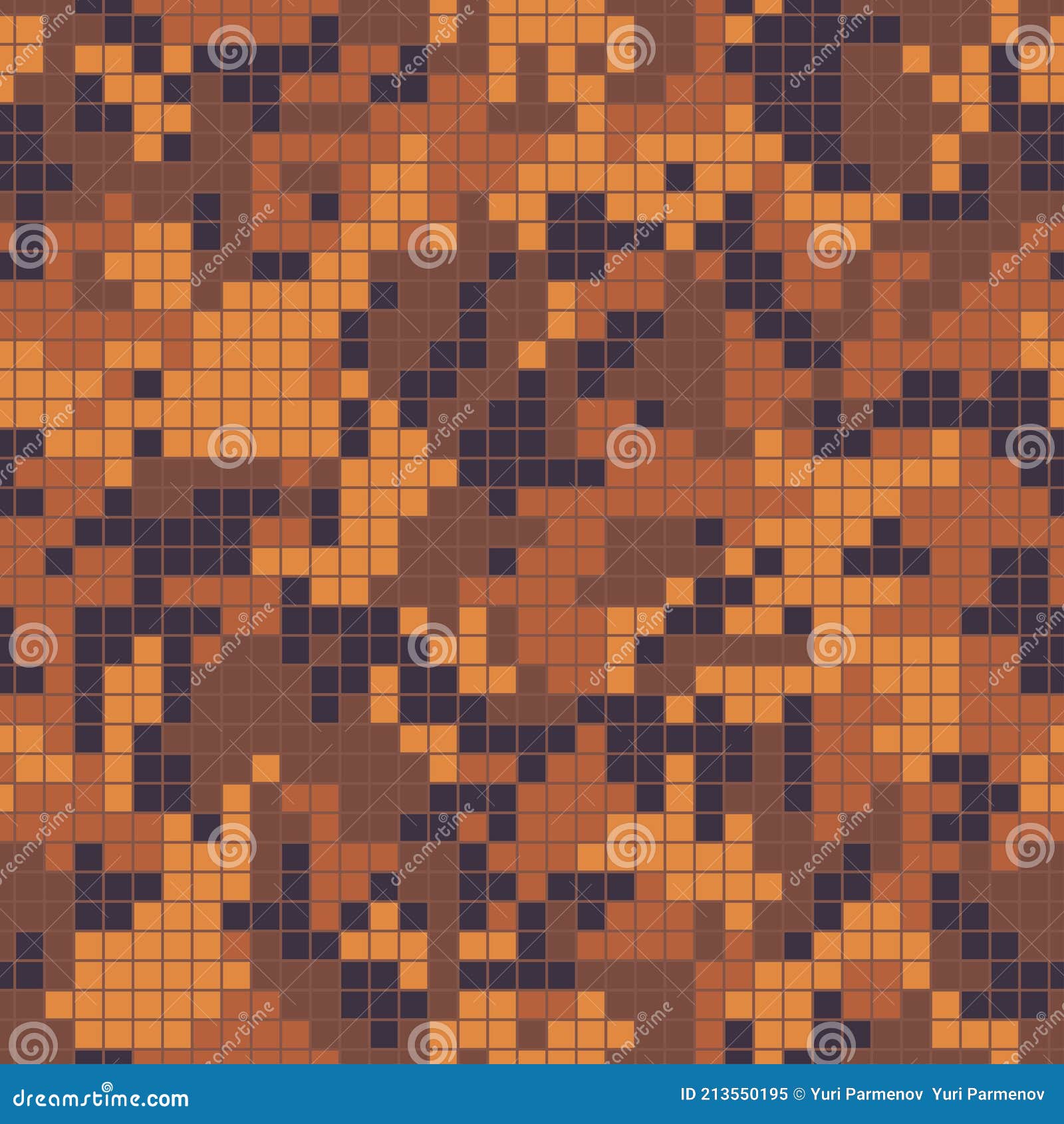 Digital Vector Camo, Seamless Pattern for Your Design. Bright Orange ...