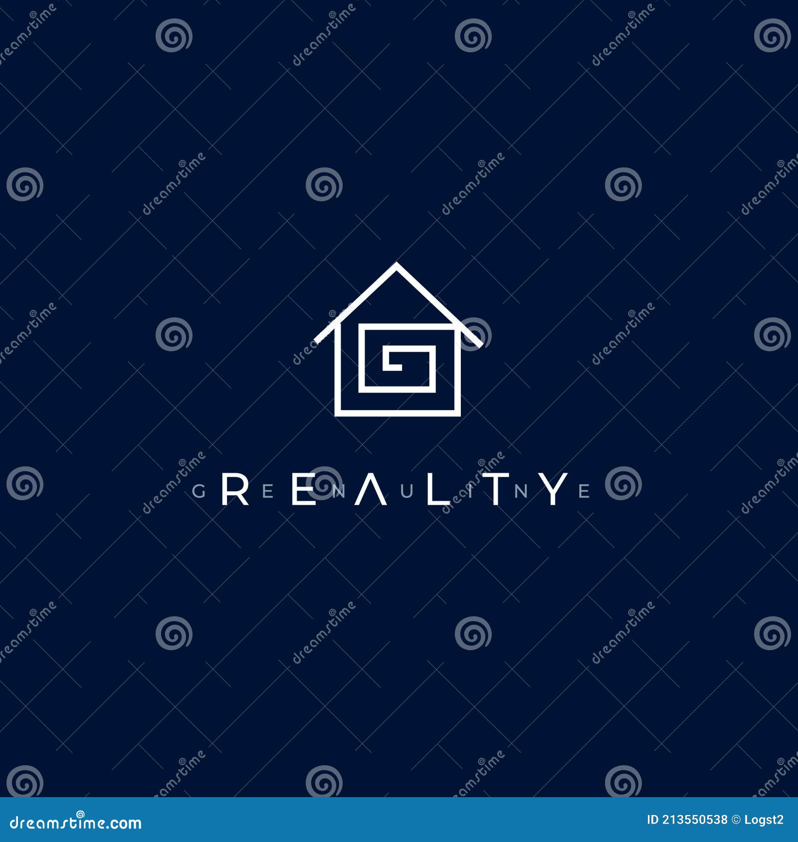 Genuine Realty Vector Logo. Real Estates Logo. Vector Stock Vector ...