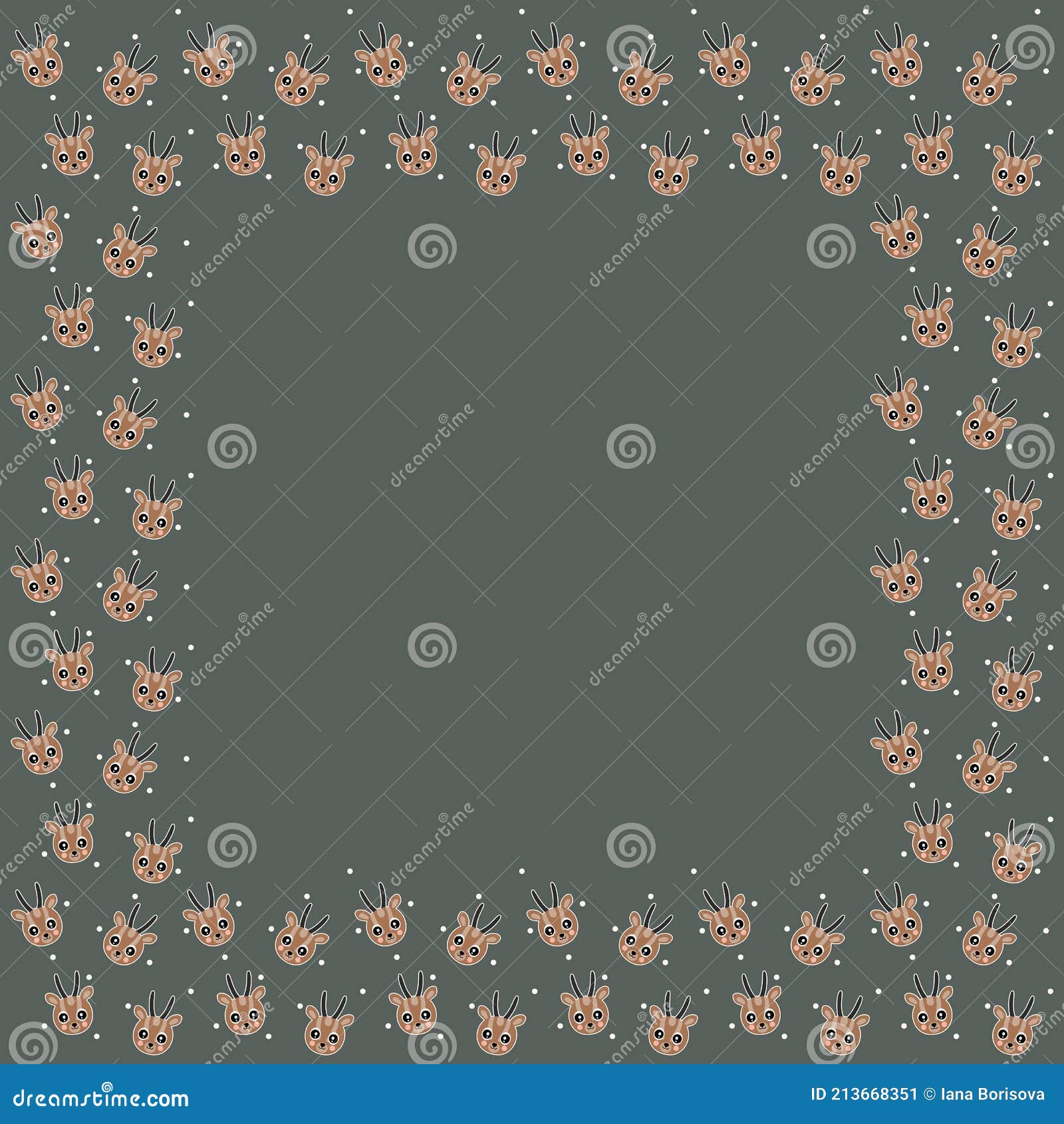 Dorcas Gazelle Or Gazella Dorcas Vintage Engraving Cartoon Vector ...