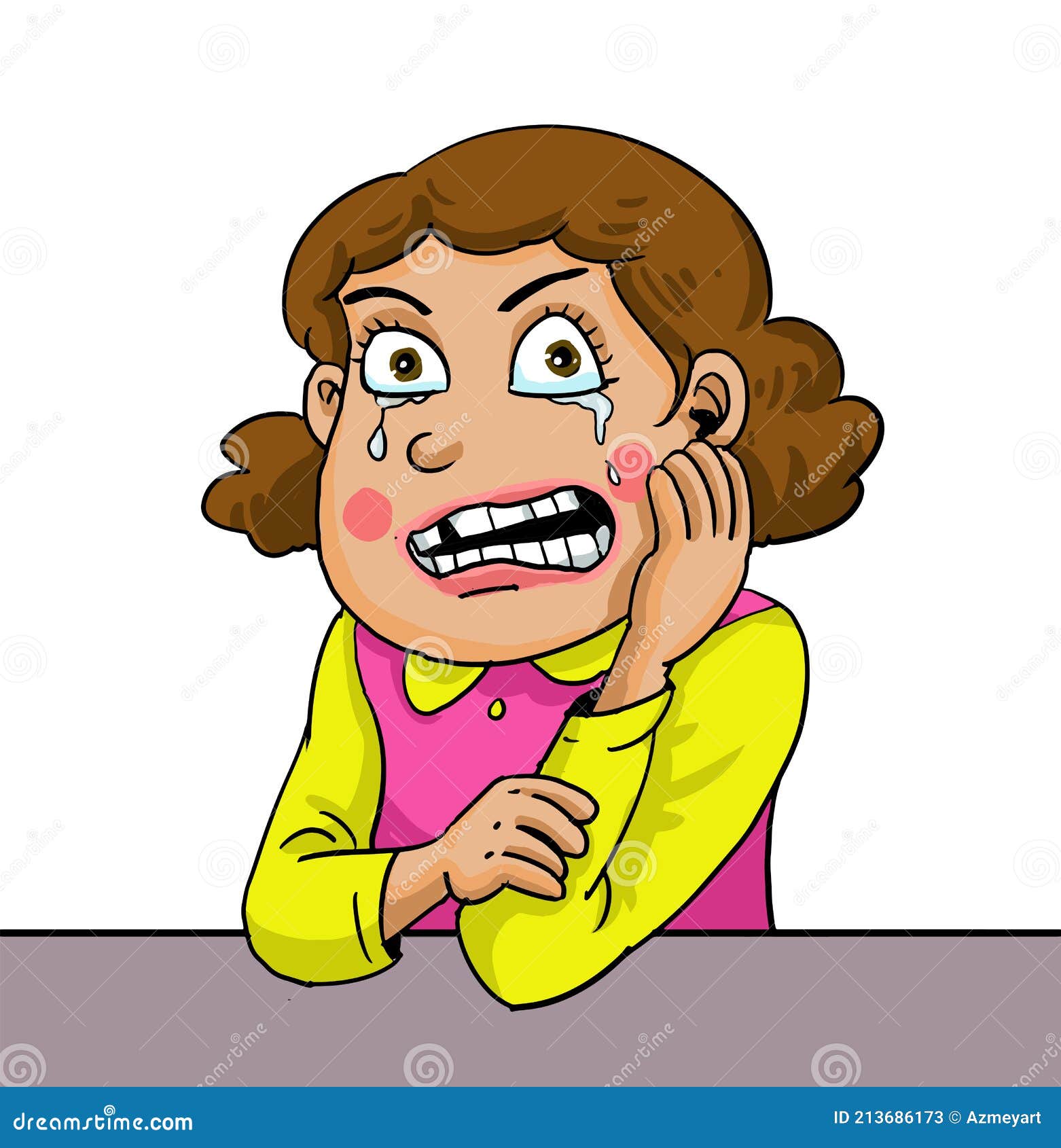 Man Suffers From Fear Of Closed Narrow Rooms. Person With ...