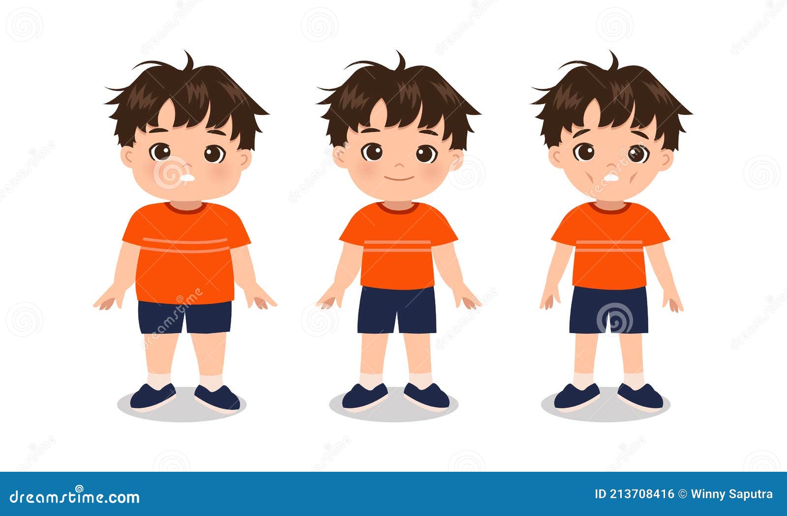 Underweight Normal Weight Overweight Man Pictogram Cartoon Vector ...