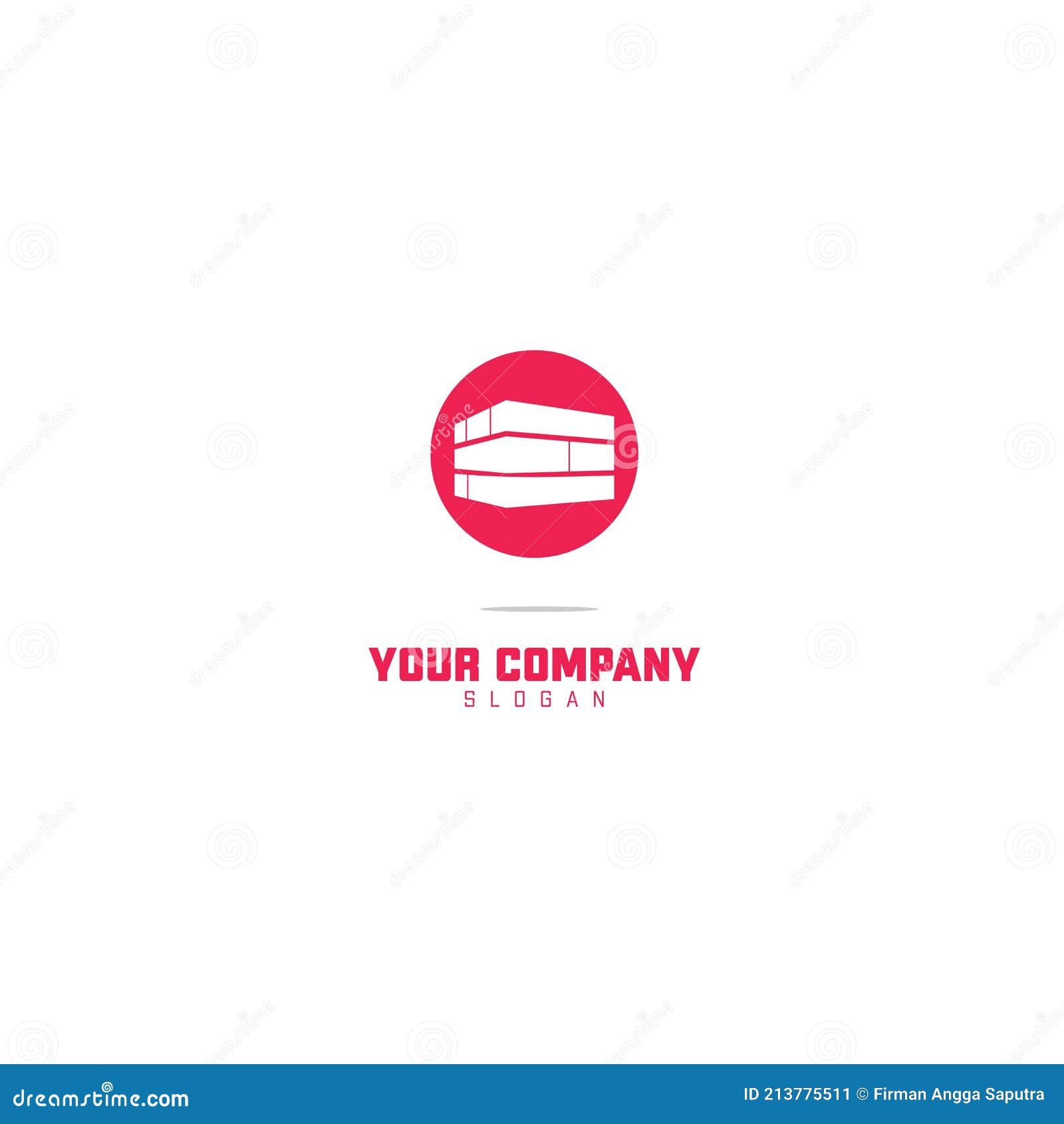 Illustration Vector Graphic of Red Brick Construction Logo Stock Vector ...