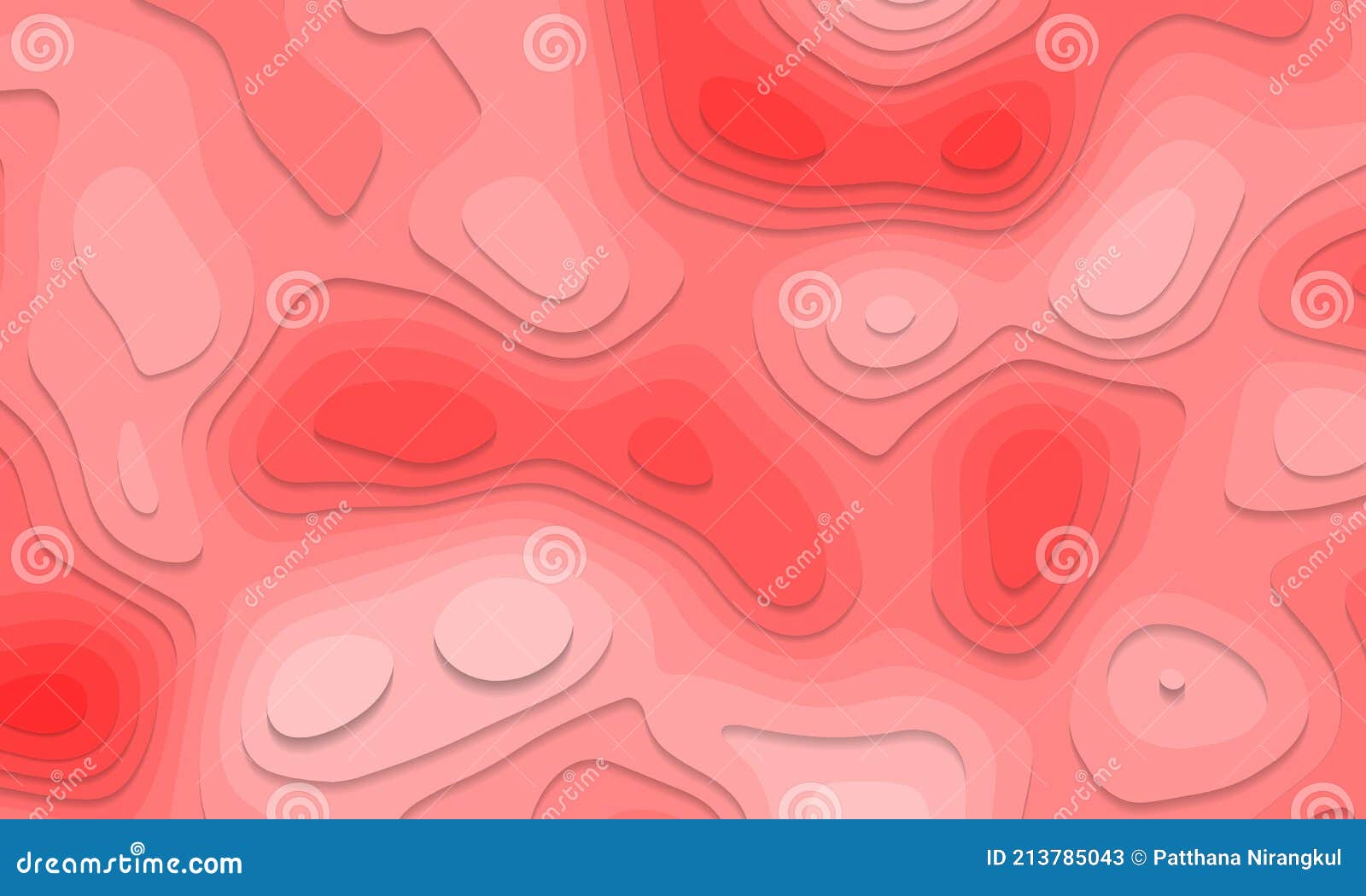 Abstract Red Tone Paper Cut Layers Overlap Art Background Texture ...