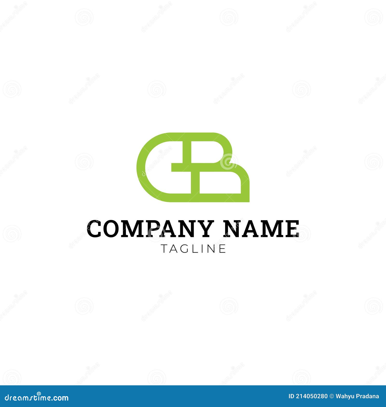 GB Modern Simple Lettermark Logo Stock Photo - Image of elegant ...