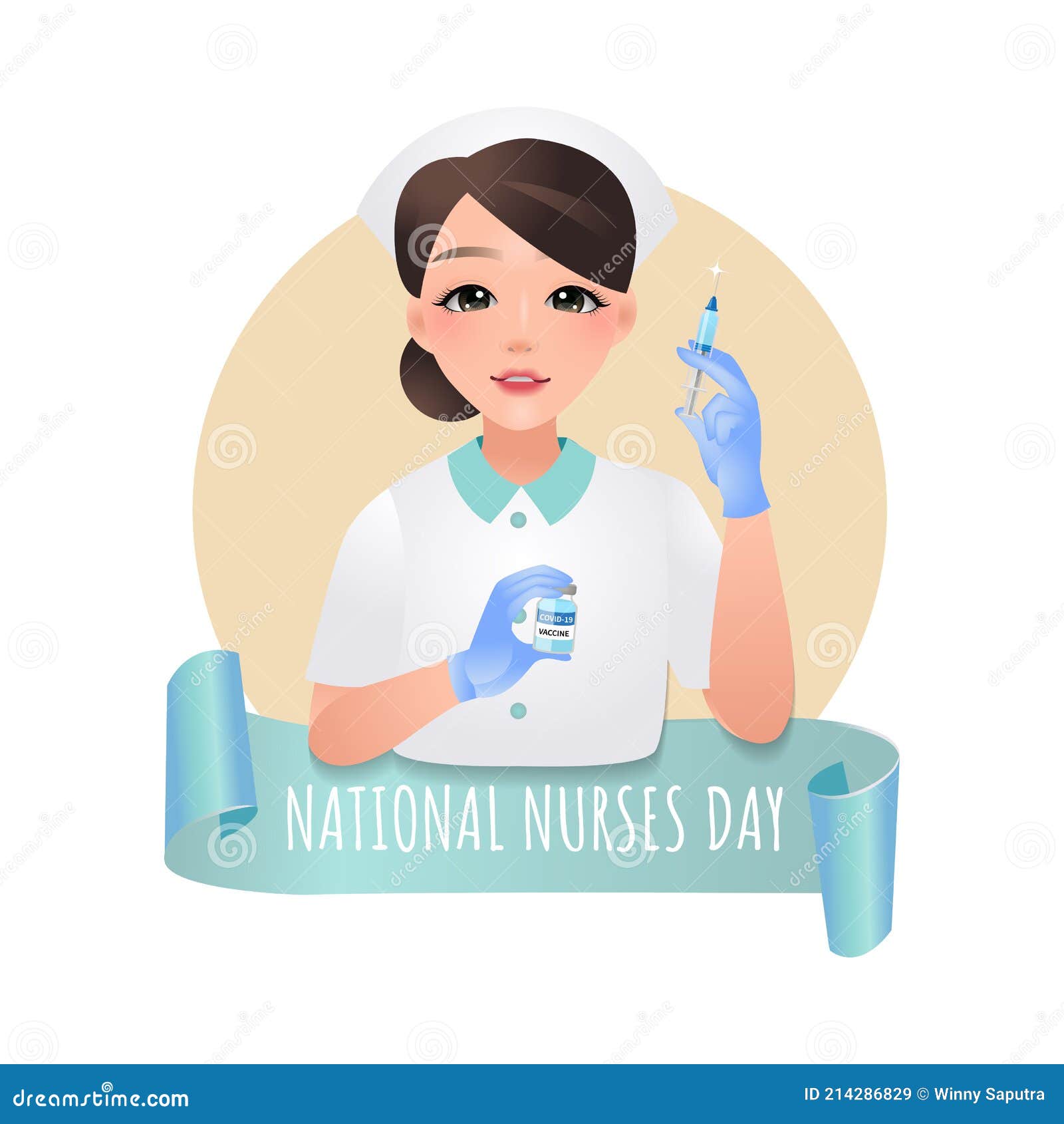 Pretty Nurse Cartoon Vector Illustration | CartoonDealer.com #17678996