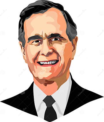 41st United States President George HW Bush Editorial Photo ...