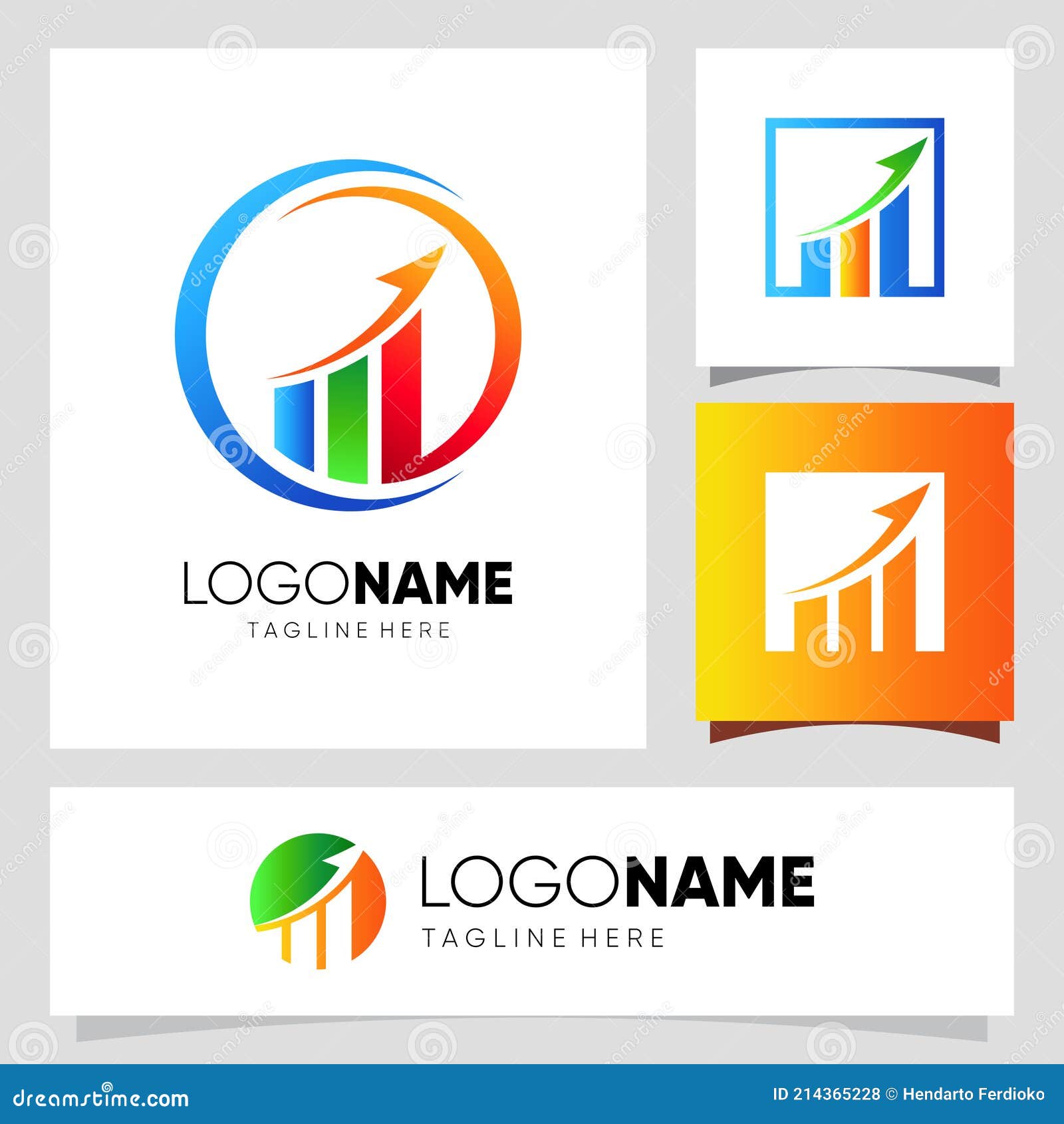 Business Char Bar Logo Design Vector Graphic Stock Vector ...