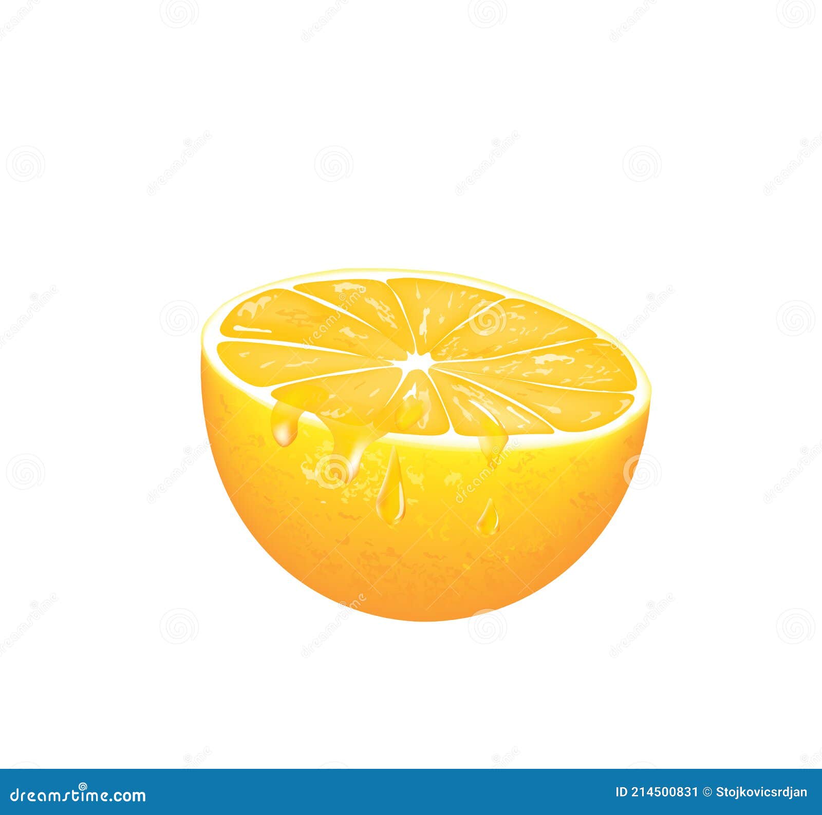 Half Orange Lemon Logo Design Vector Symbol Graphic | CartoonDealer.com ...