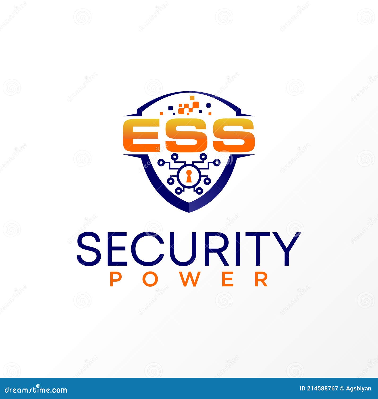 Letter ESS Logo Vector. Security Design Abstract Concept. Stock Vector ...