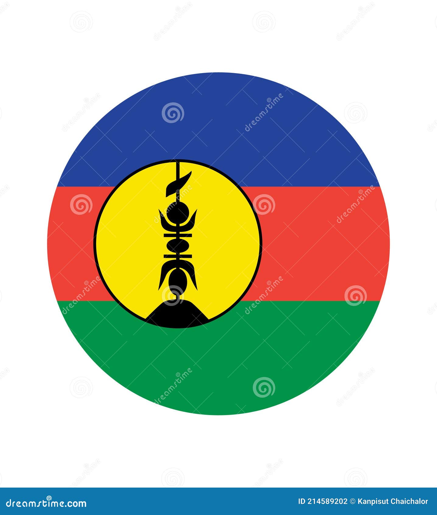 New Caledonia Flag, Official Colors and Proportion Correctly. New ...