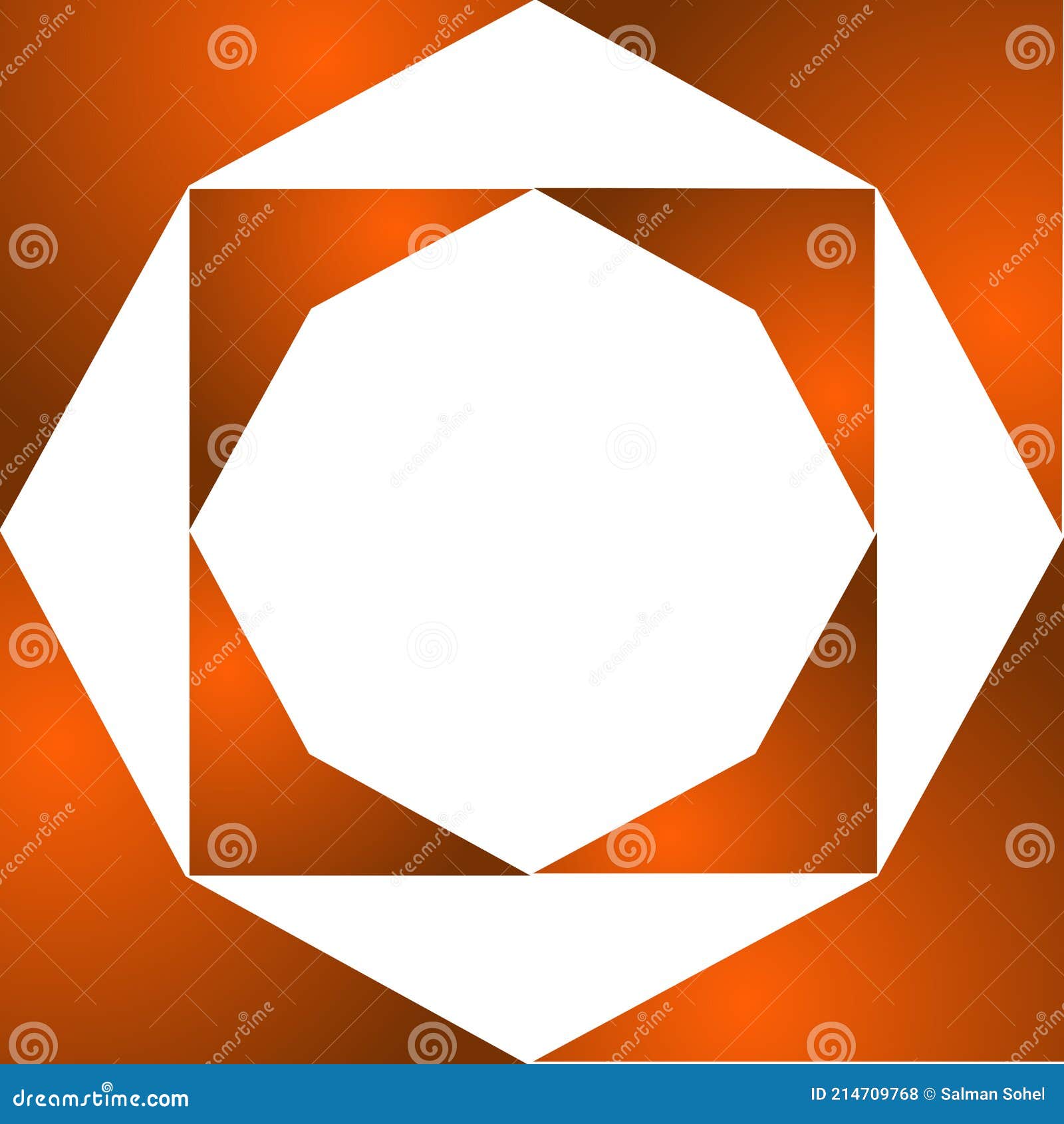 Red Abstract Frame Decoration Background Stock Illustration ...