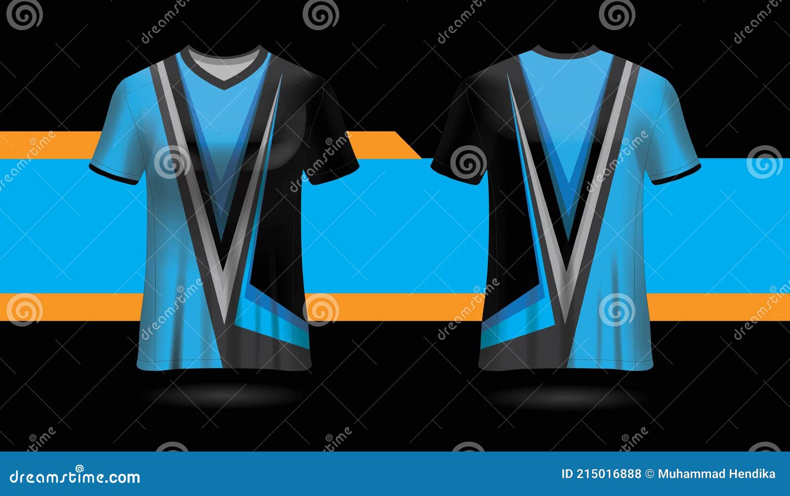 Vector Jersey Sports Design Template for Sports Clubs. Uniform Front ...
