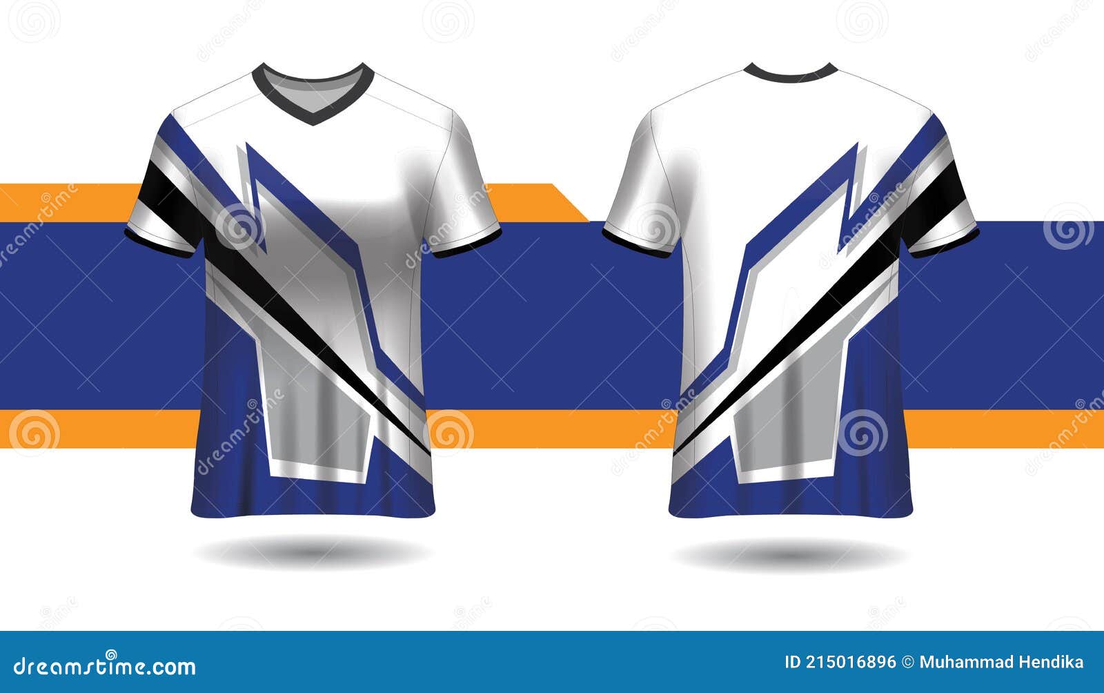 Vector Jersey Sports Design Template for Sports Clubs. Uniform Front ...