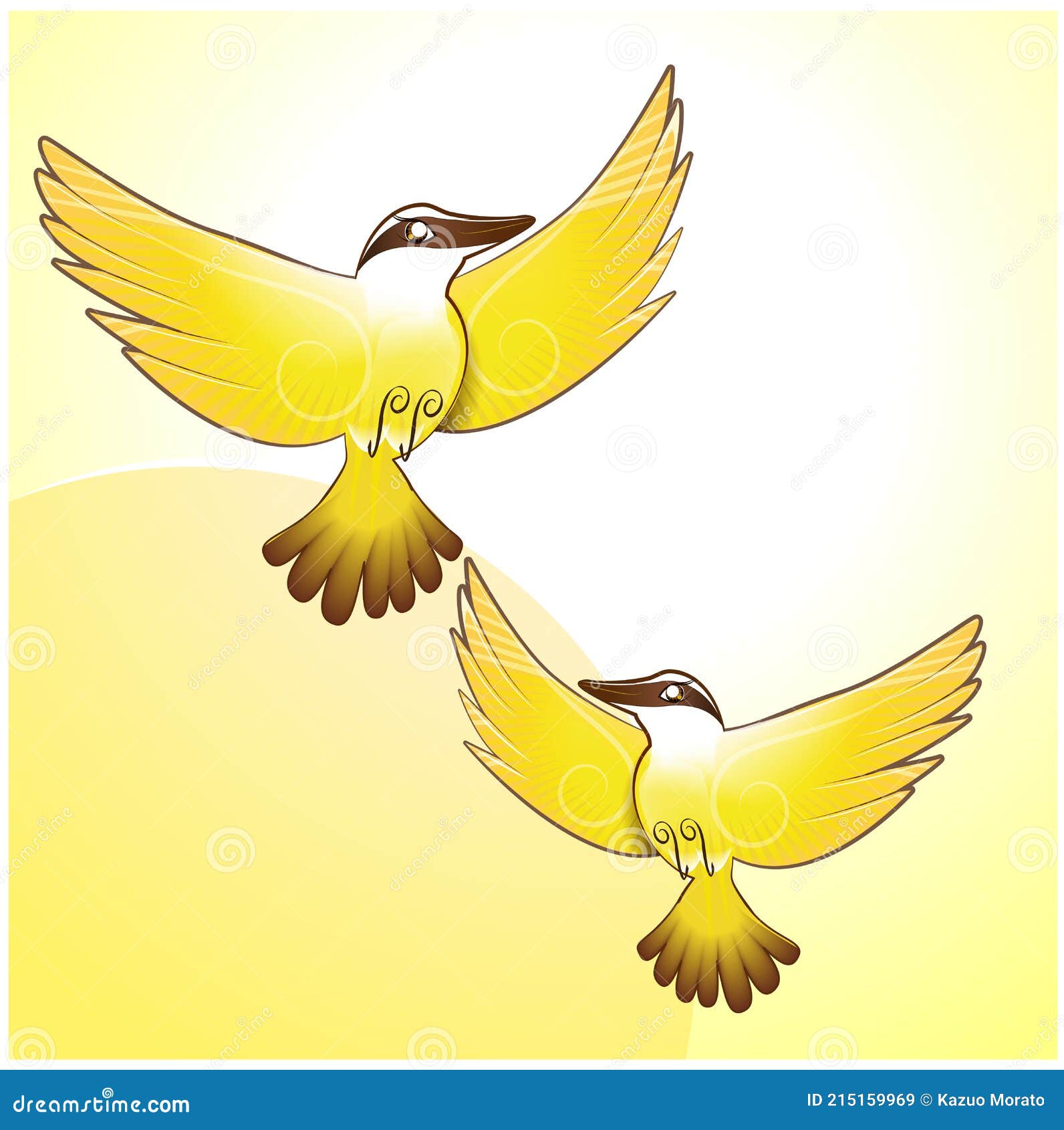 Bird Couple stock vector. Illustration of bird, blue - 215159969