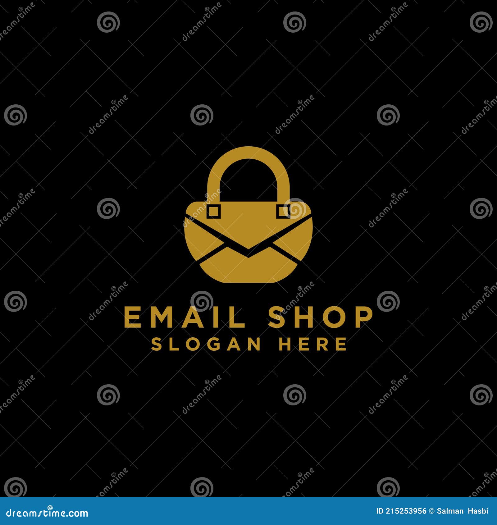 Email Shopping Icon with a Modern Concept Stock Vector - Illustration ...