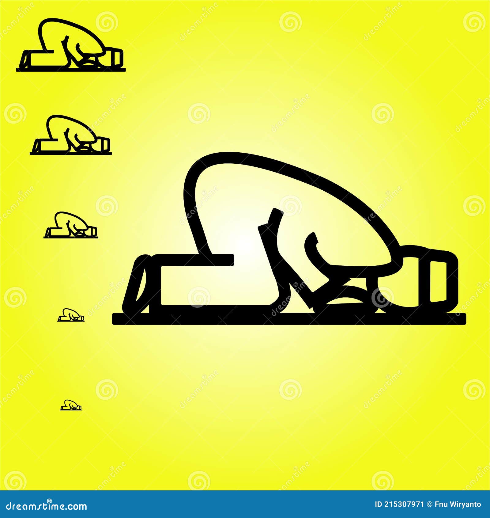 Islamic Prayer Sholat Vector Several Scale Stock Vector - Illustration ...