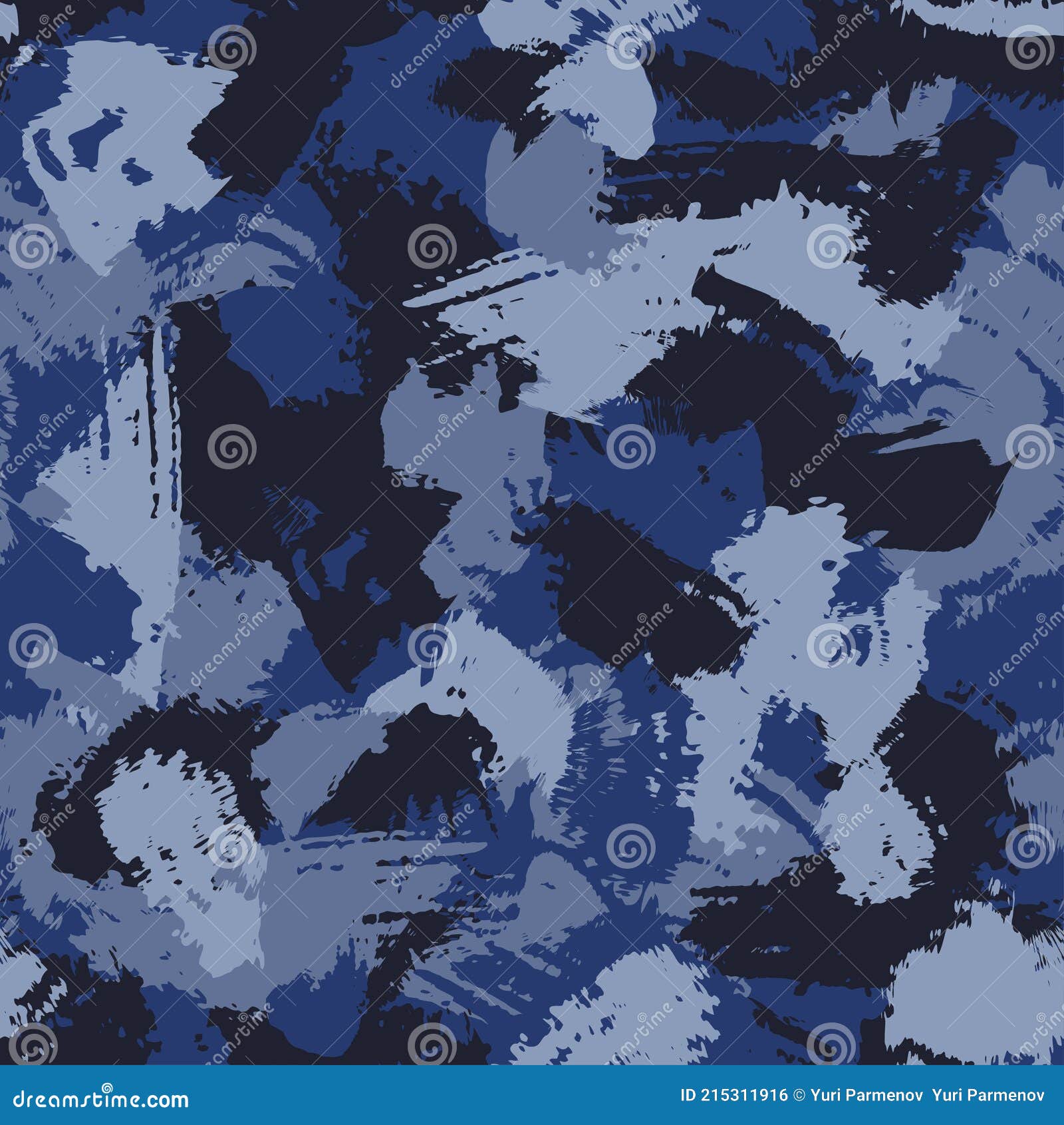 Grunge Brush Strokes Camouflage, Modern Fashion Design. Paint Camo ...