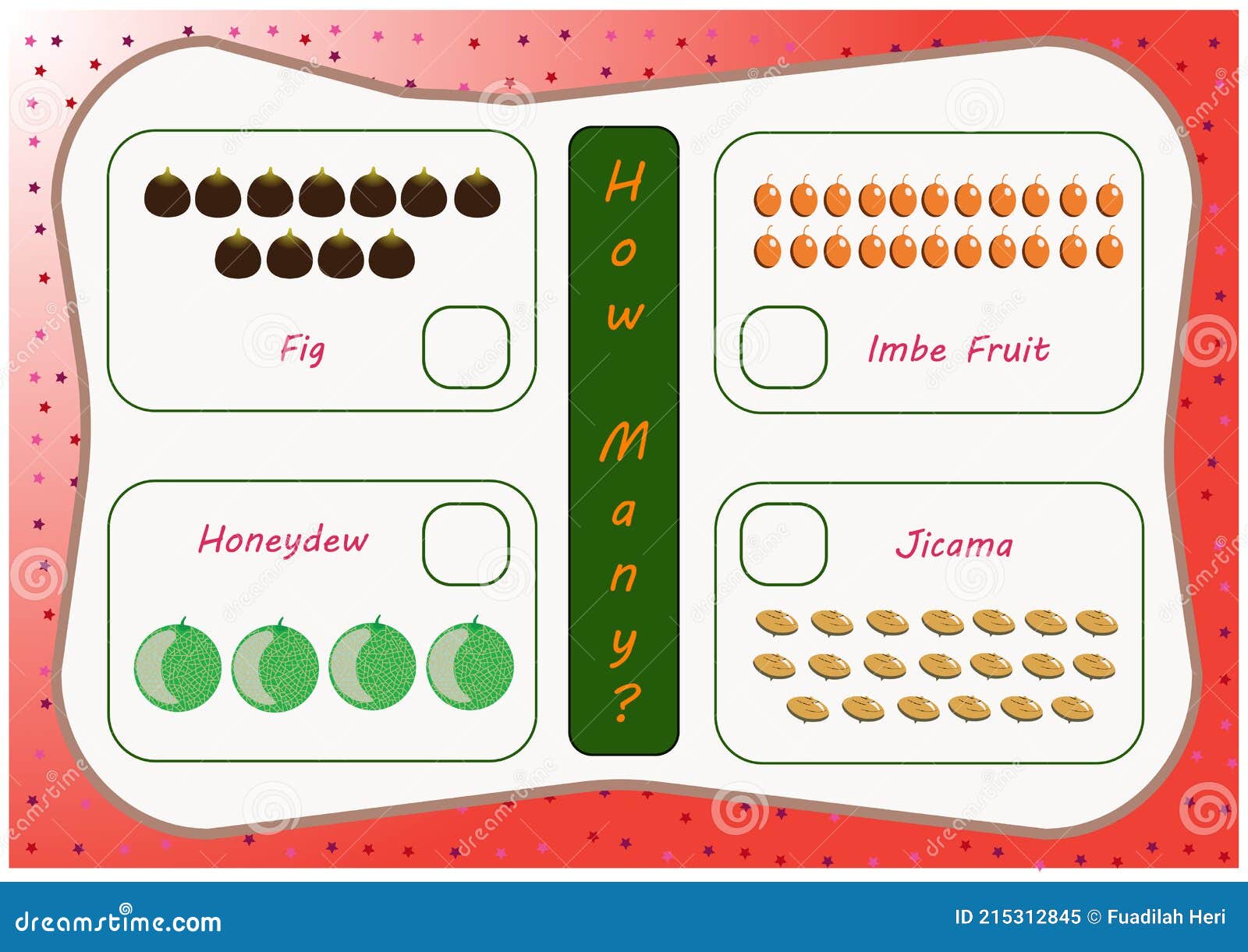 Worksheets For Kids School Math Textbook. Learn Numbers. Set Of ...