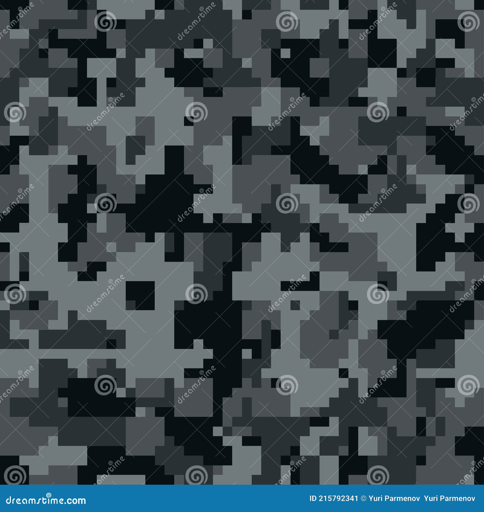 Digital Camouflage Seamless Pattern for Your Design. Vector Camo ...