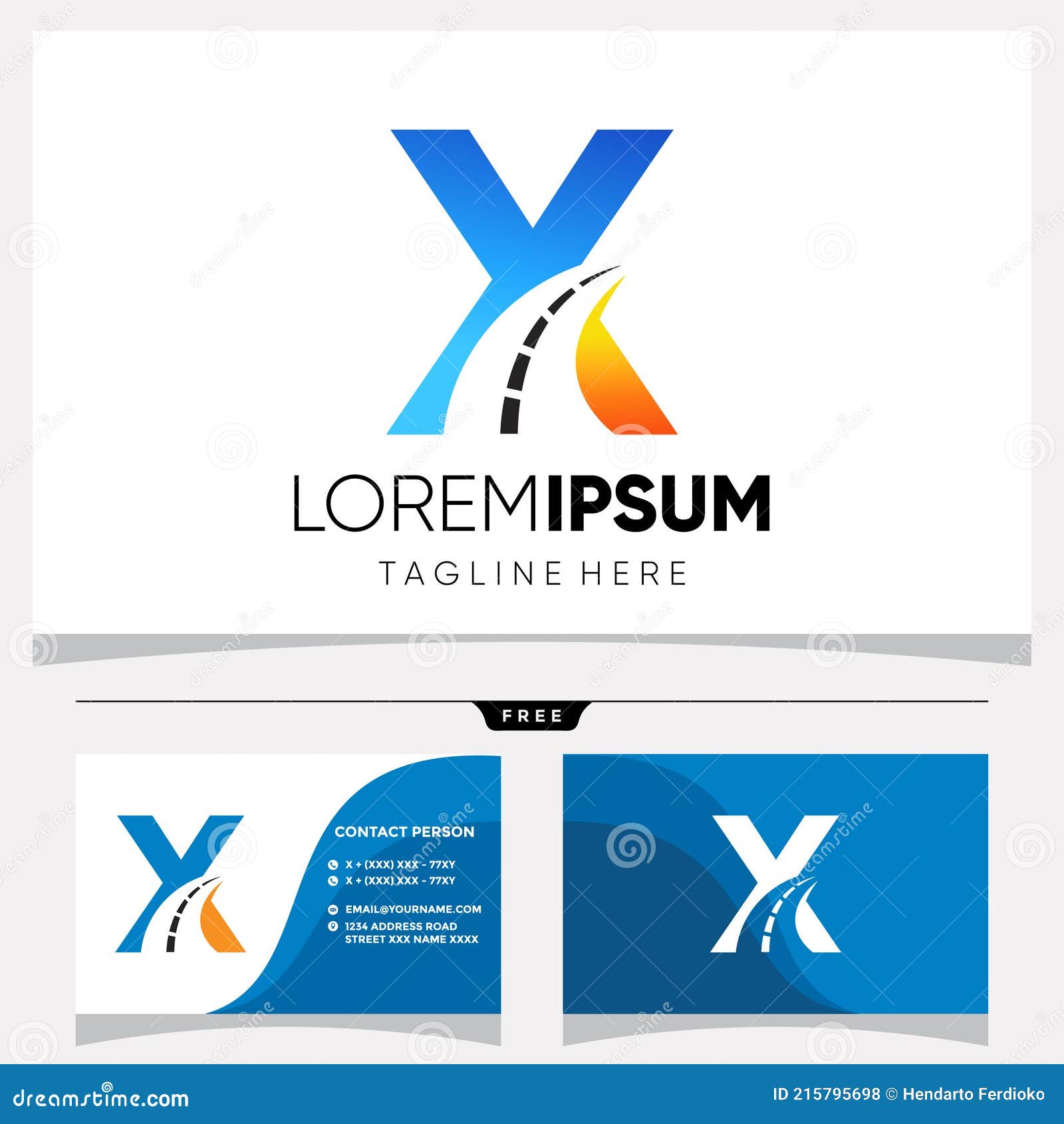 Letter X Road Way Logo Design Vector Icon Graphic Stock Vector ...