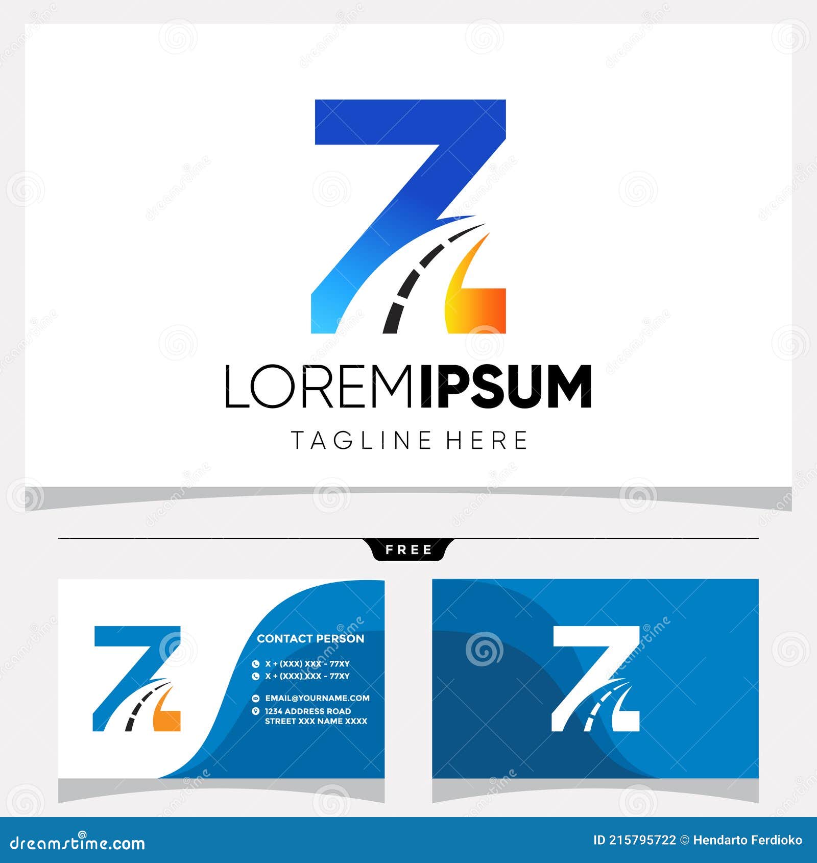 Letter Z Road Way Logo Design Vector Icon Graphic Stock Vector ...