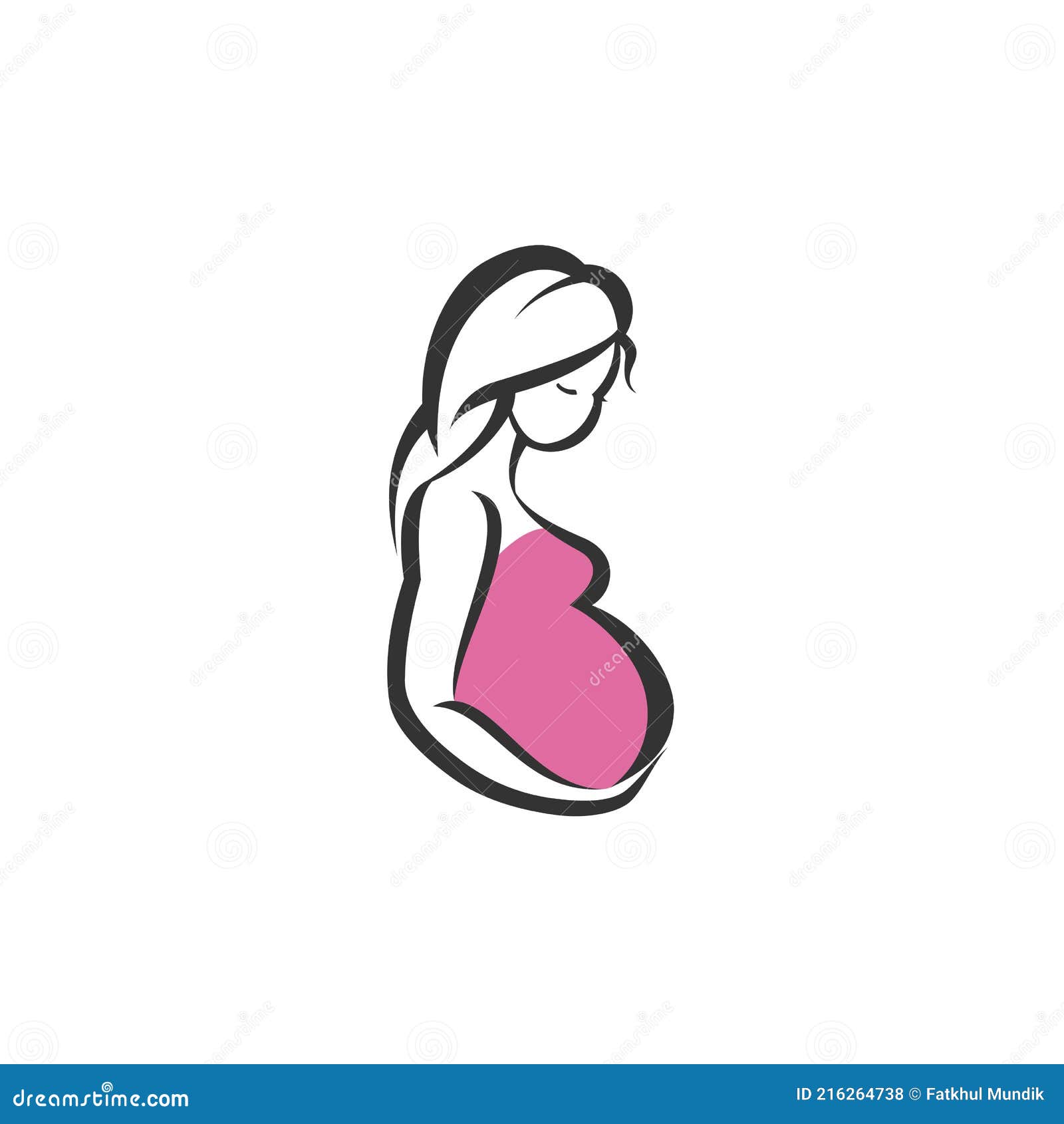 Illustration Vector Graphic of Mom Pregnancy Stock Vector ...