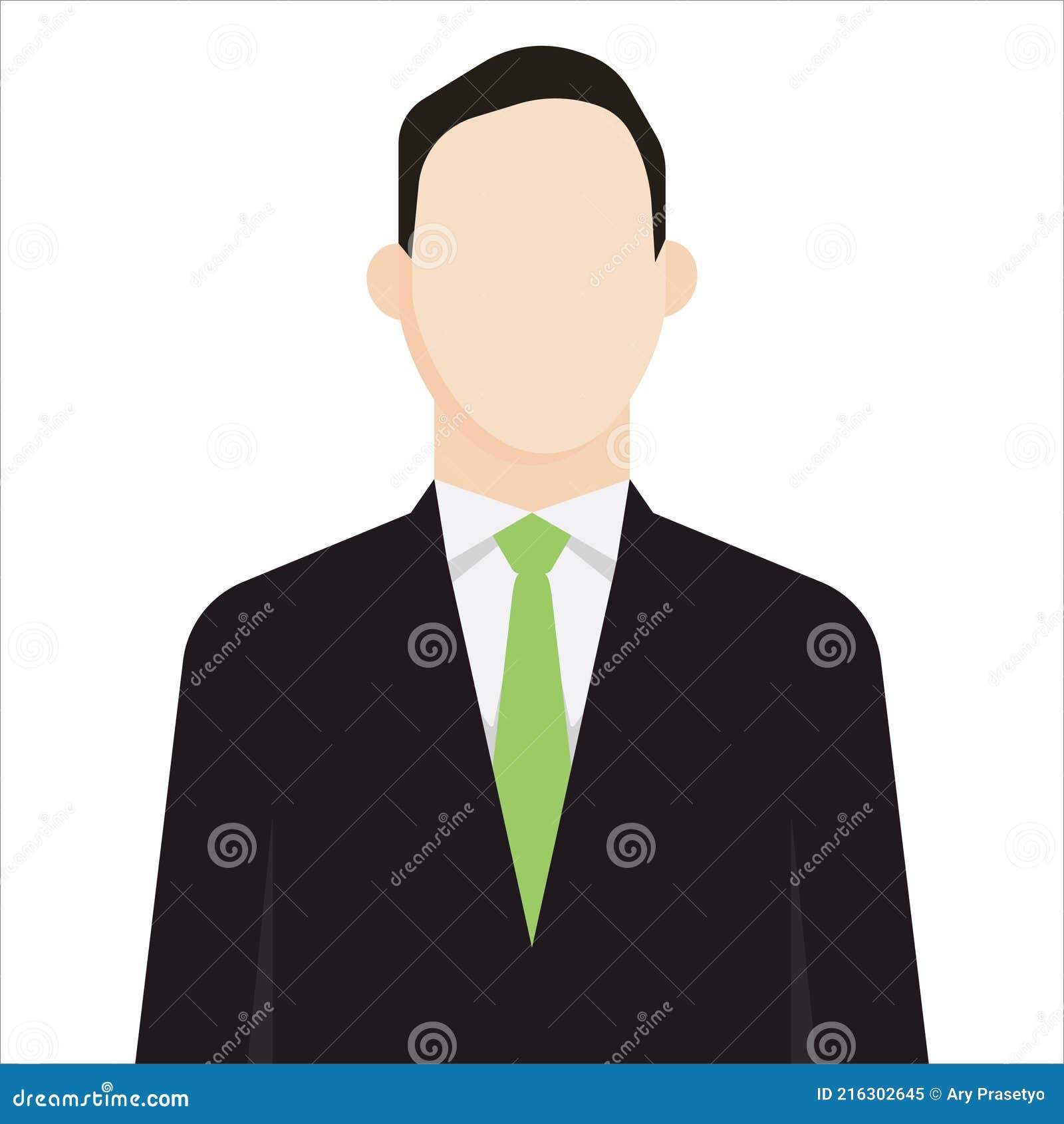 Faceless Dashing Gentleman Wearing Formal Suit Stock Vector ...