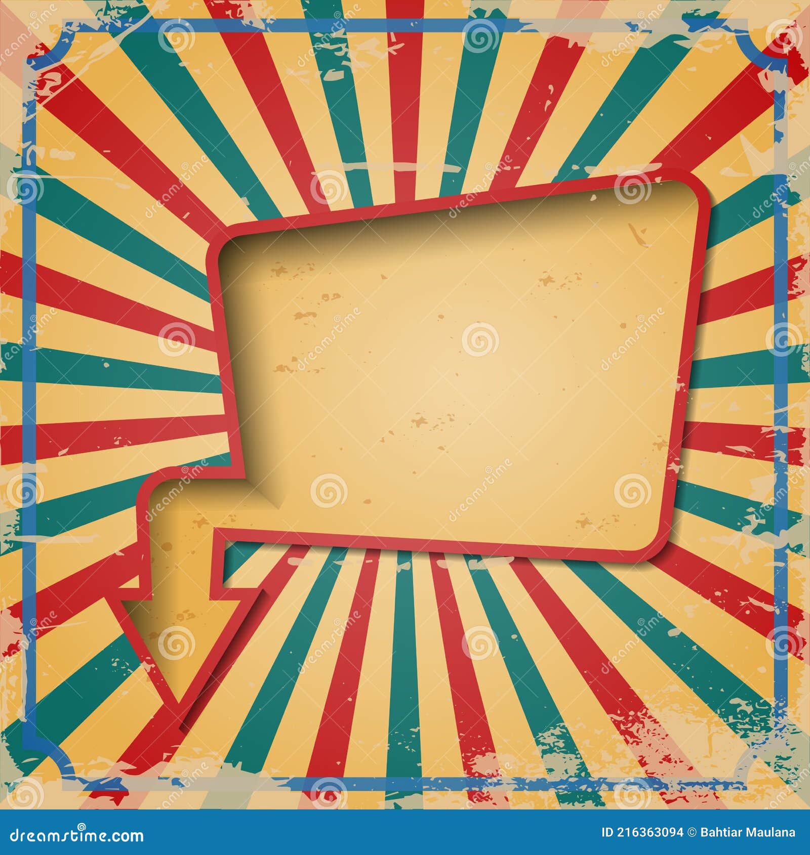 Signboard Retro Style on Vintage Background Stock Vector - Illustration ...