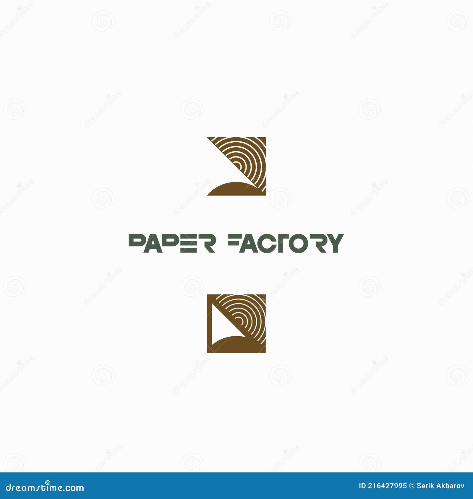 Paper factory stock vector. Illustration of paper, icon - 216427995
