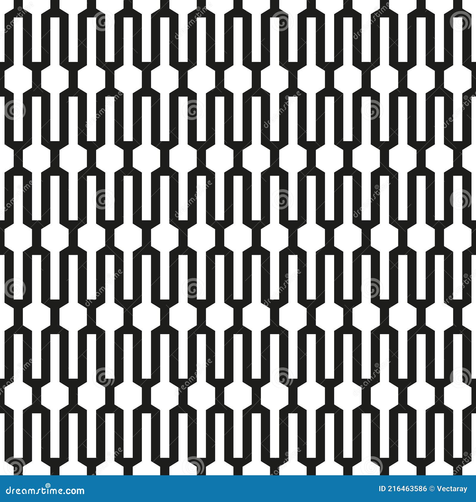 Seamless Abstract Geometric Interlock Pattern Background Stock Vector ...