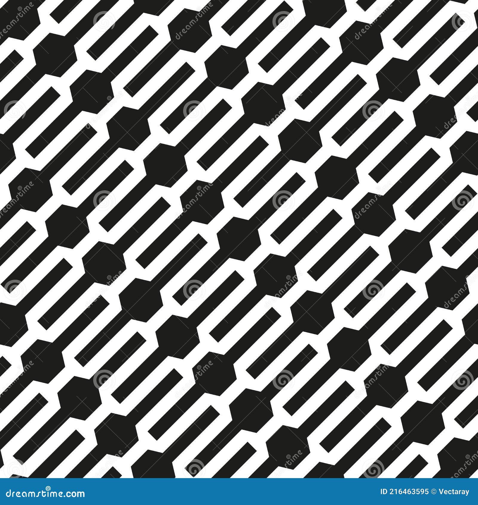 Seamless Abstract Geometric Interlock Pattern Background Stock Vector ...