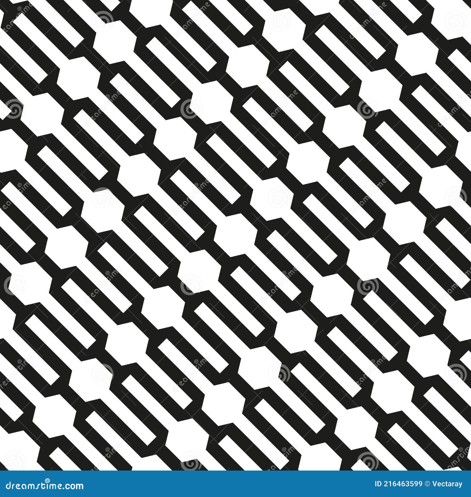 Seamless Abstract Geometric Interlock Pattern Background Stock Vector ...