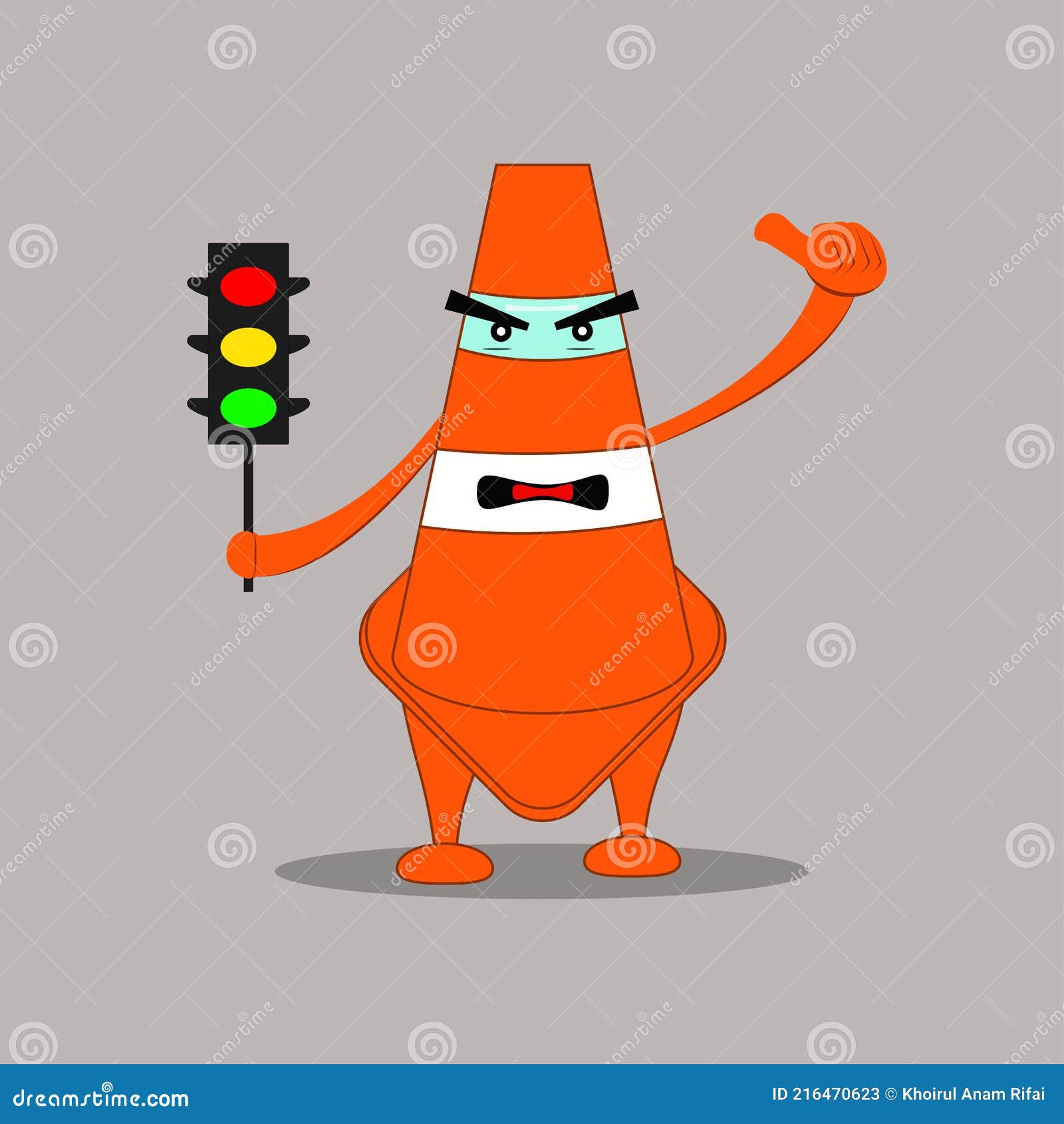 Vector Illustration of Traffic Icon Theme Stock Vector - Illustration ...