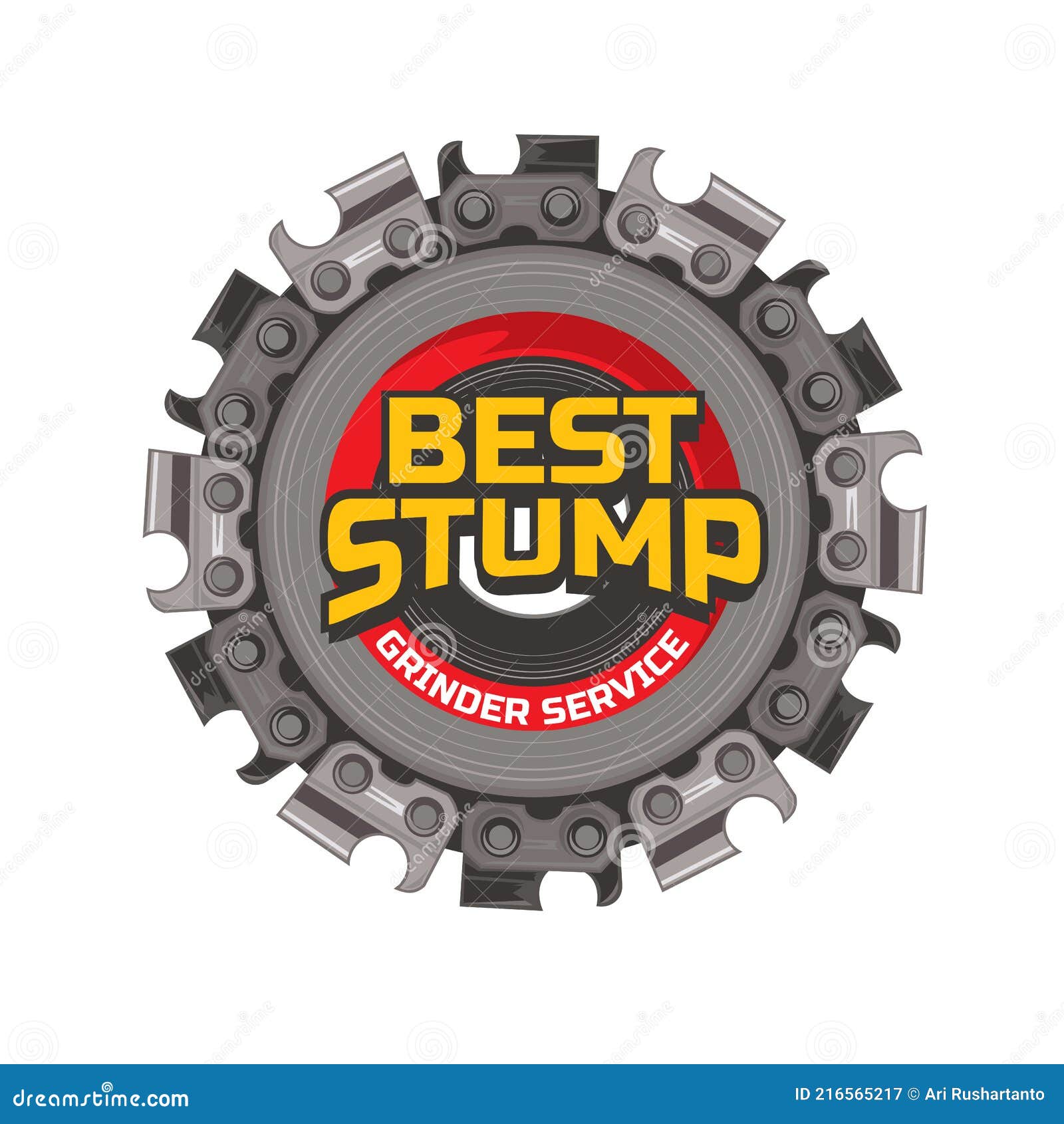 Stump Grinder Logo, Perfect for Stump Removal Business Company Stock ...