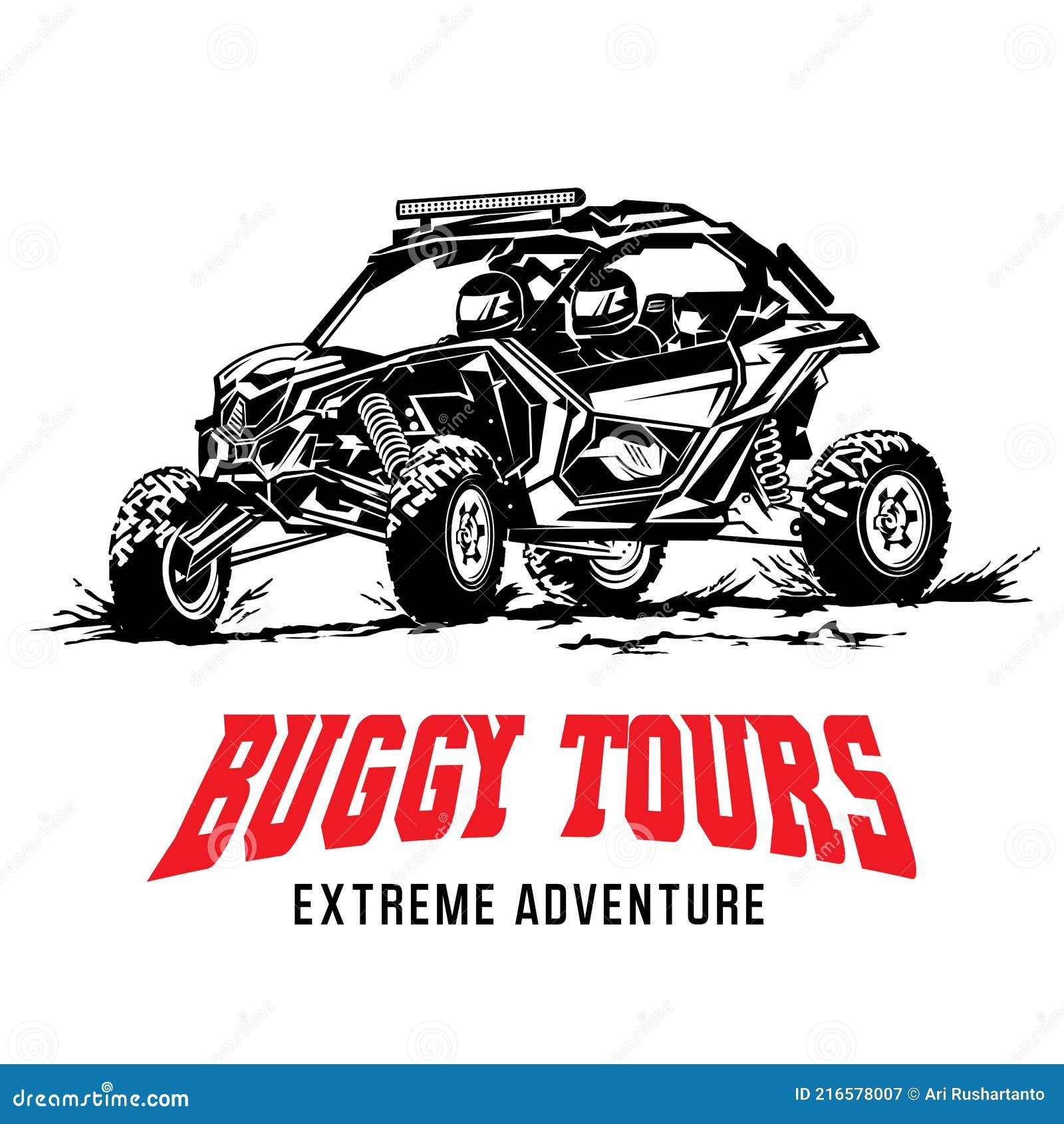 Buggy Car Adventure Logo Design Stock Vector - Illustration of brand ...