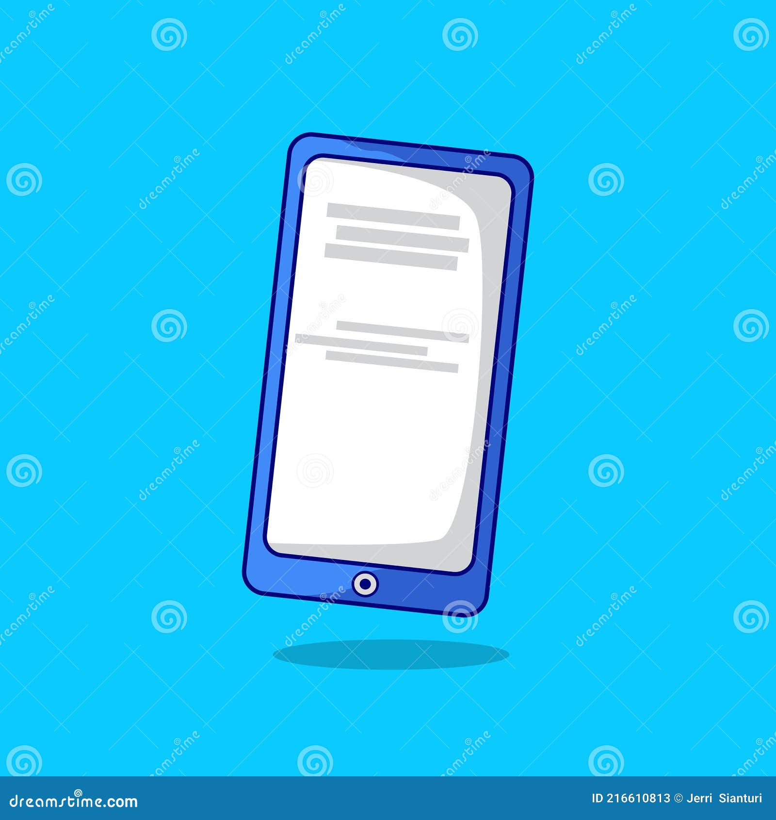 Phone Cartoon Icon Vector Illustration Stock Vector - Illustration of ...