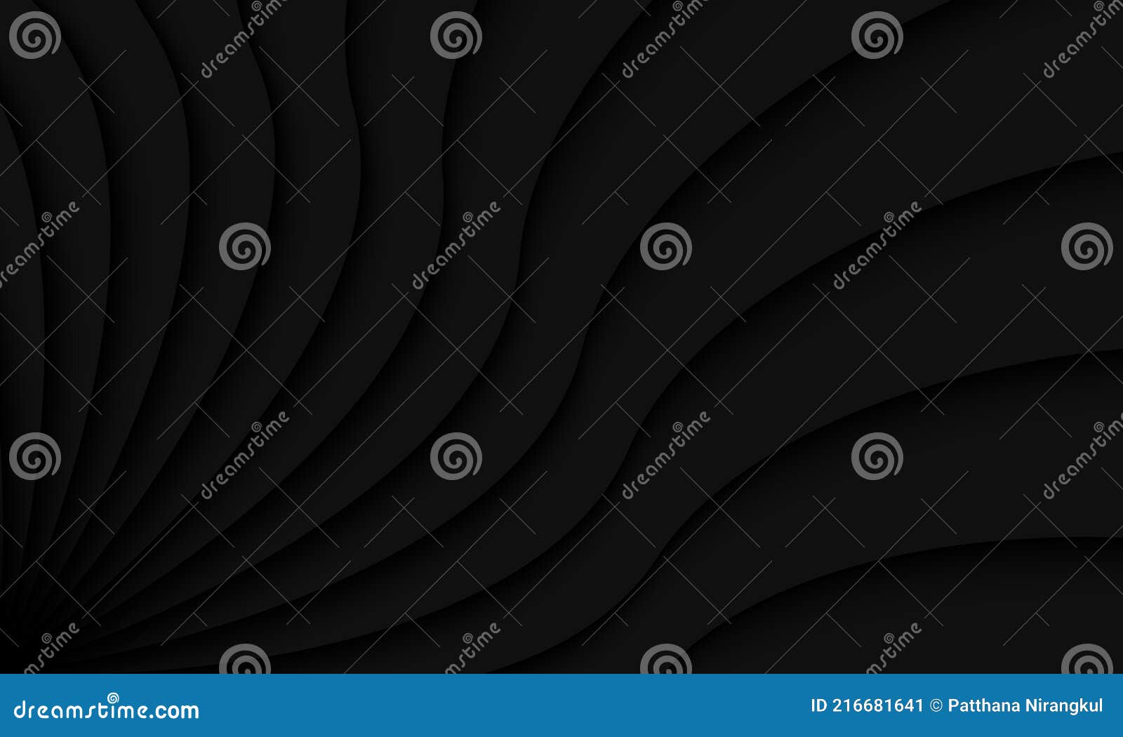 Abstract Black Shadow Curve Spiral Background Vector Stock Vector ...